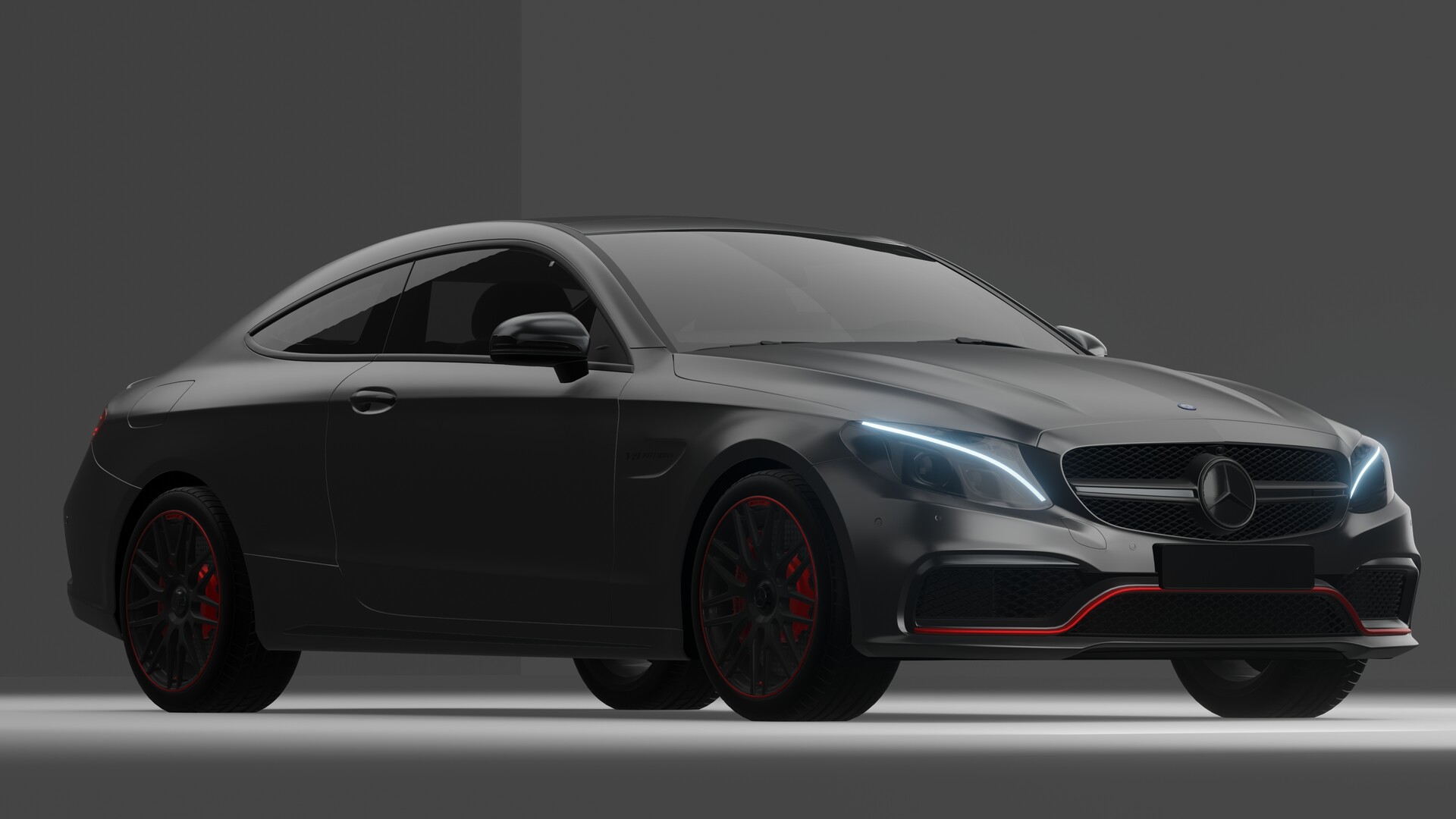 ArtStation - Mercedes Benz c63 Lighting