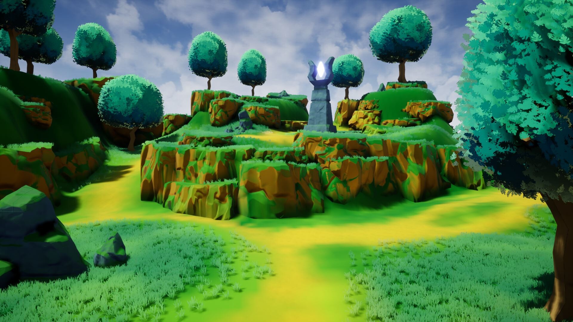 ArtStation - Stylized Landscape