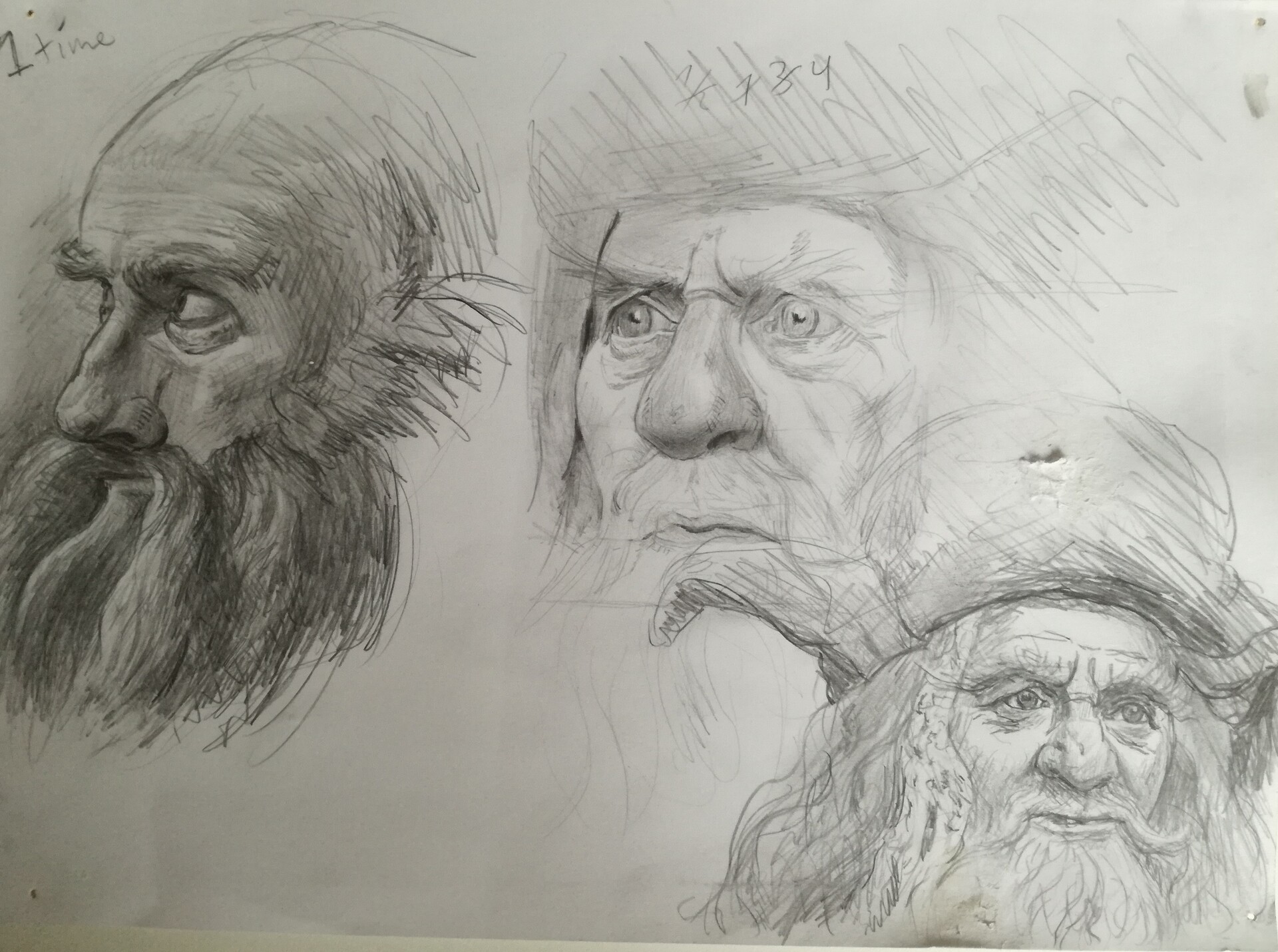 ArtStation - Various Pencil Studies