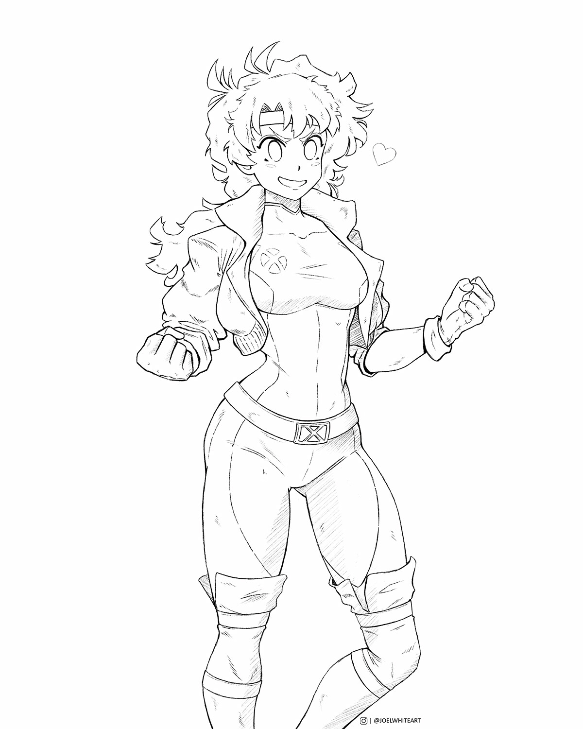 rogue x men coloring pages