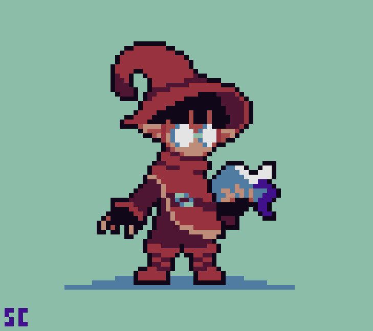 ArtStation - Mage Sprite