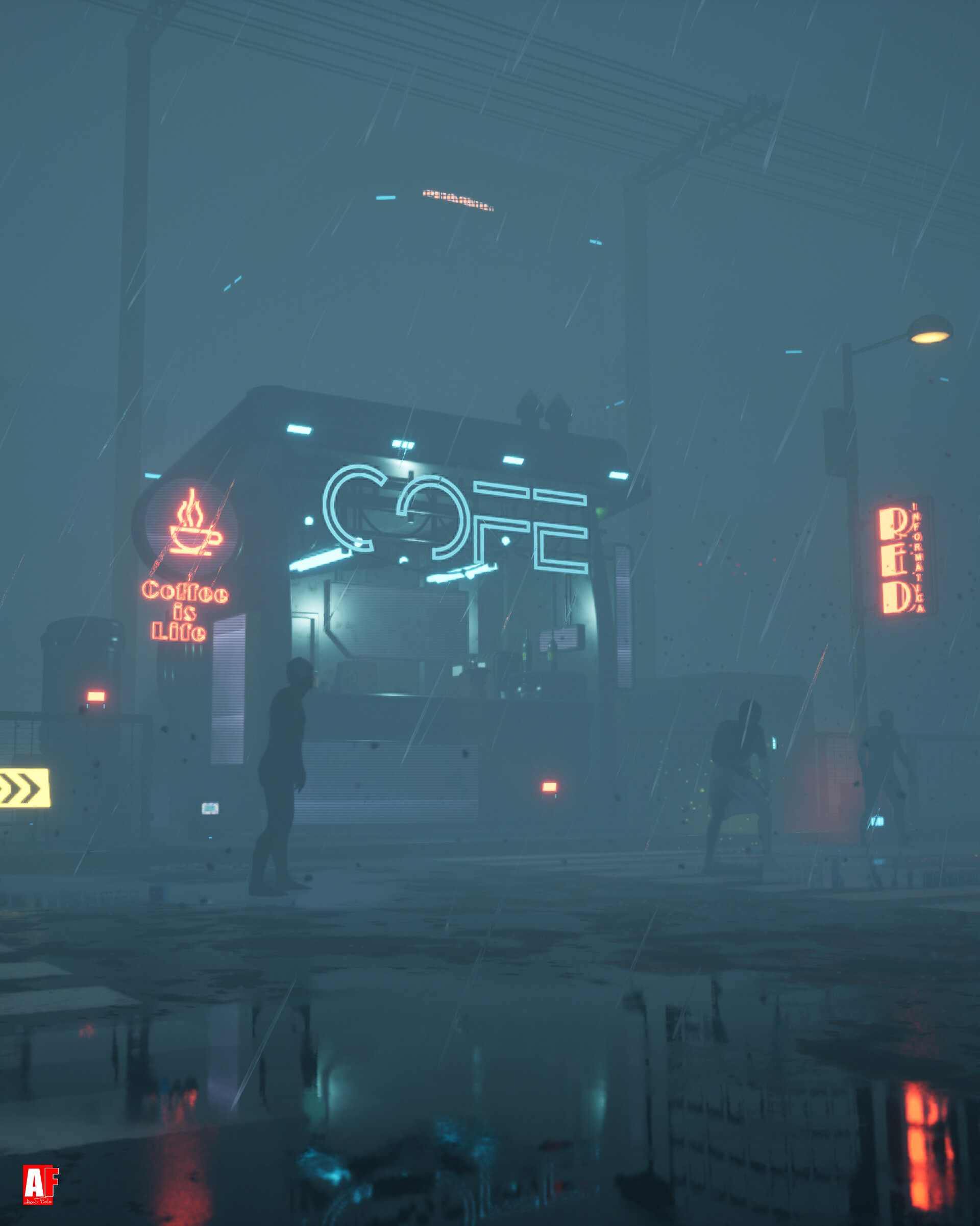 ArtStation - UE5 storm day zombie