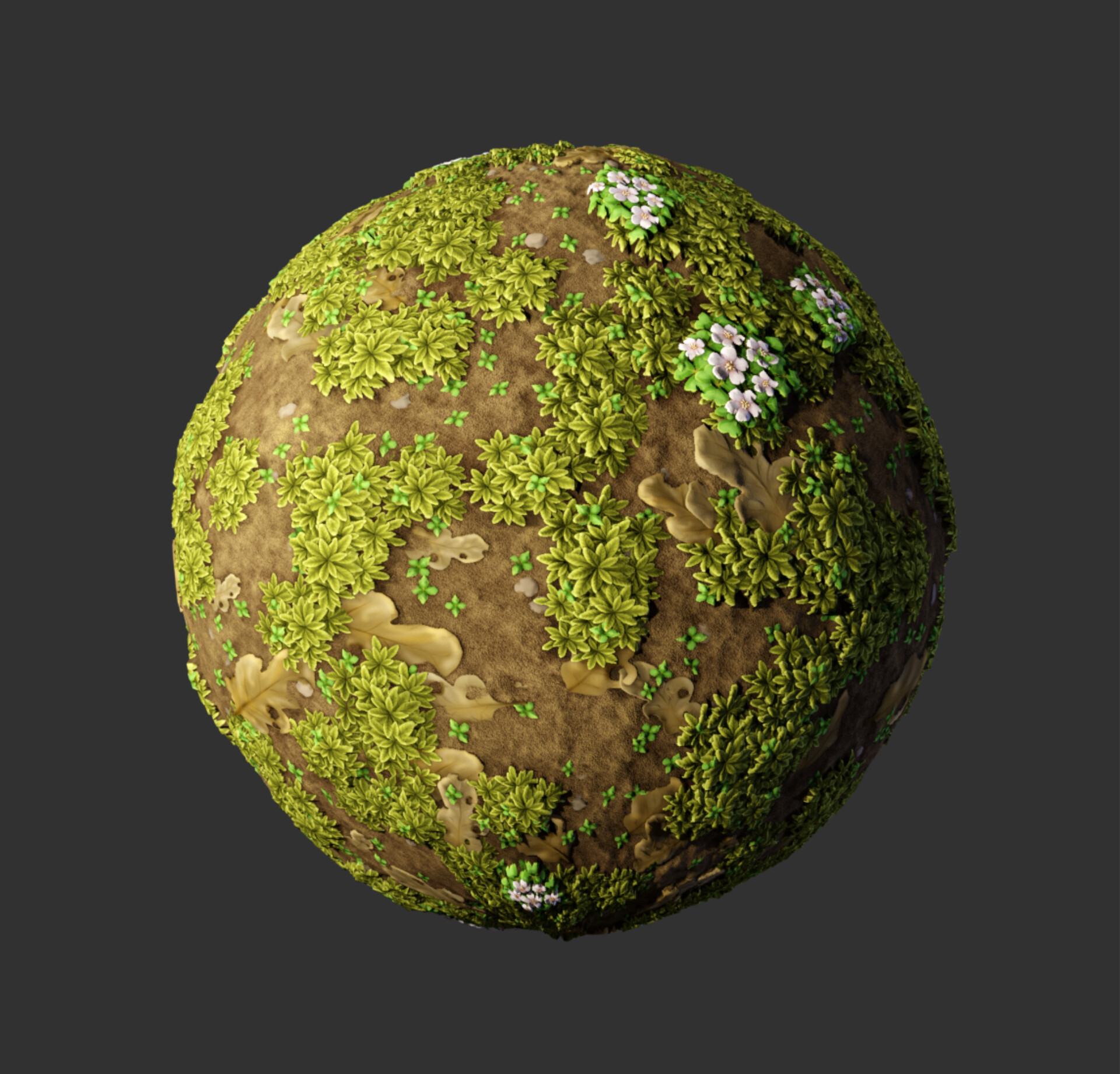 ArtStation - Stylized ground material