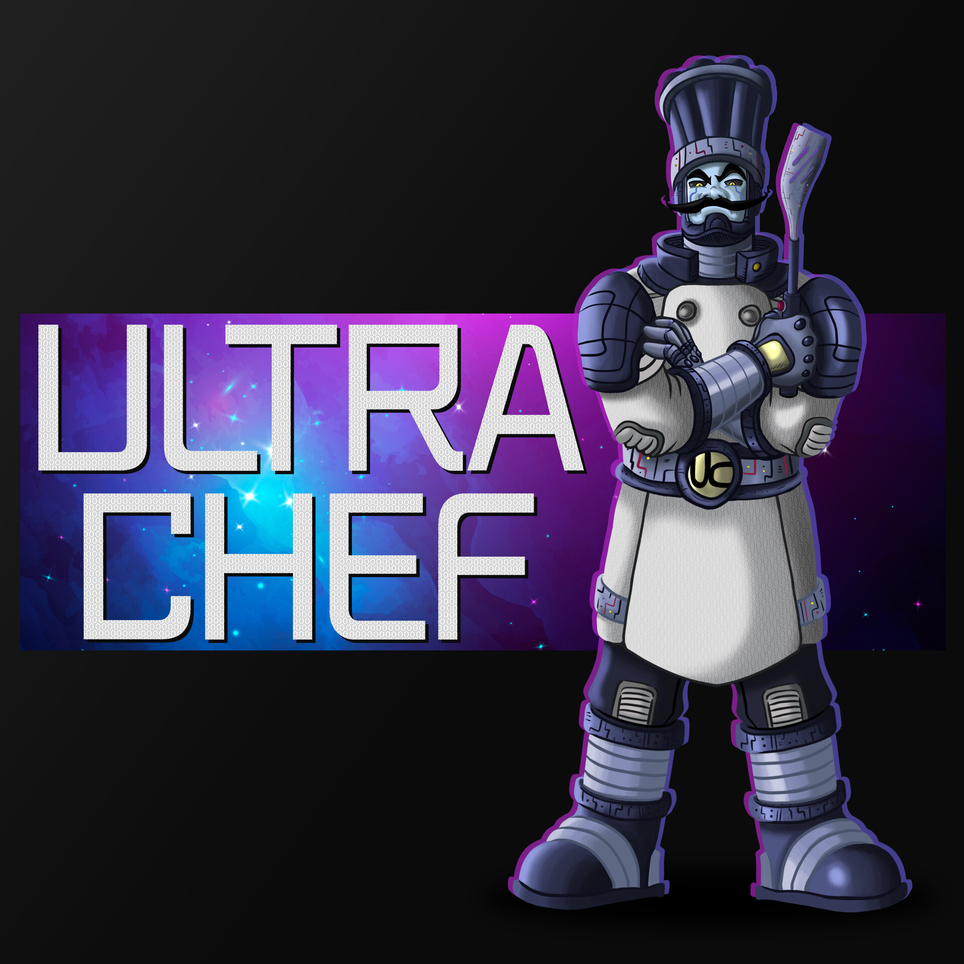 ArtStation - Ultra Chef : The INTERGALACTIC Lord of Cuisine.