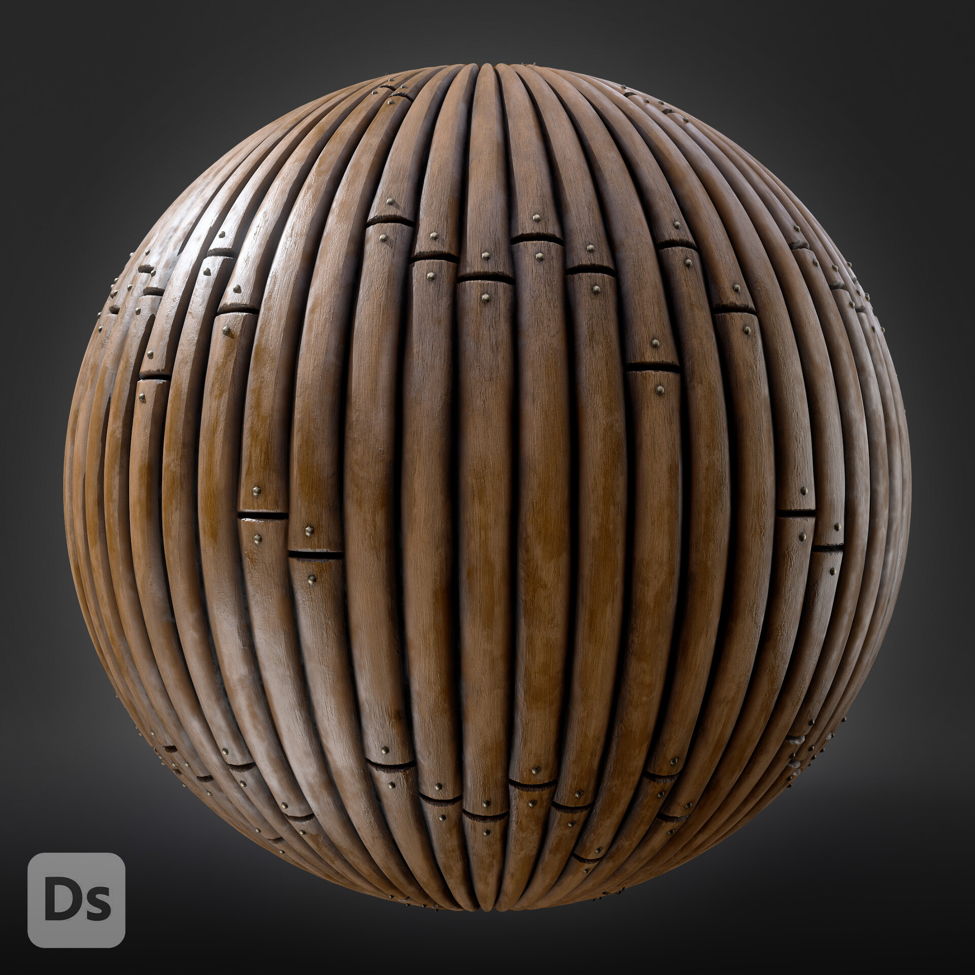 ArtStation - Bamboo Wall Material