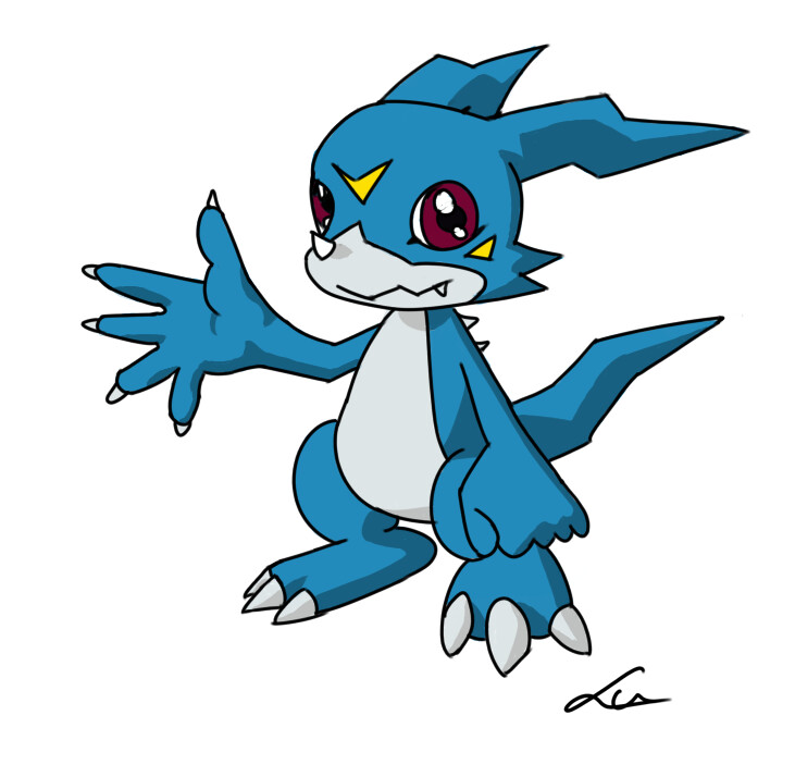 Dave - Digimon Digi-tal Drawings