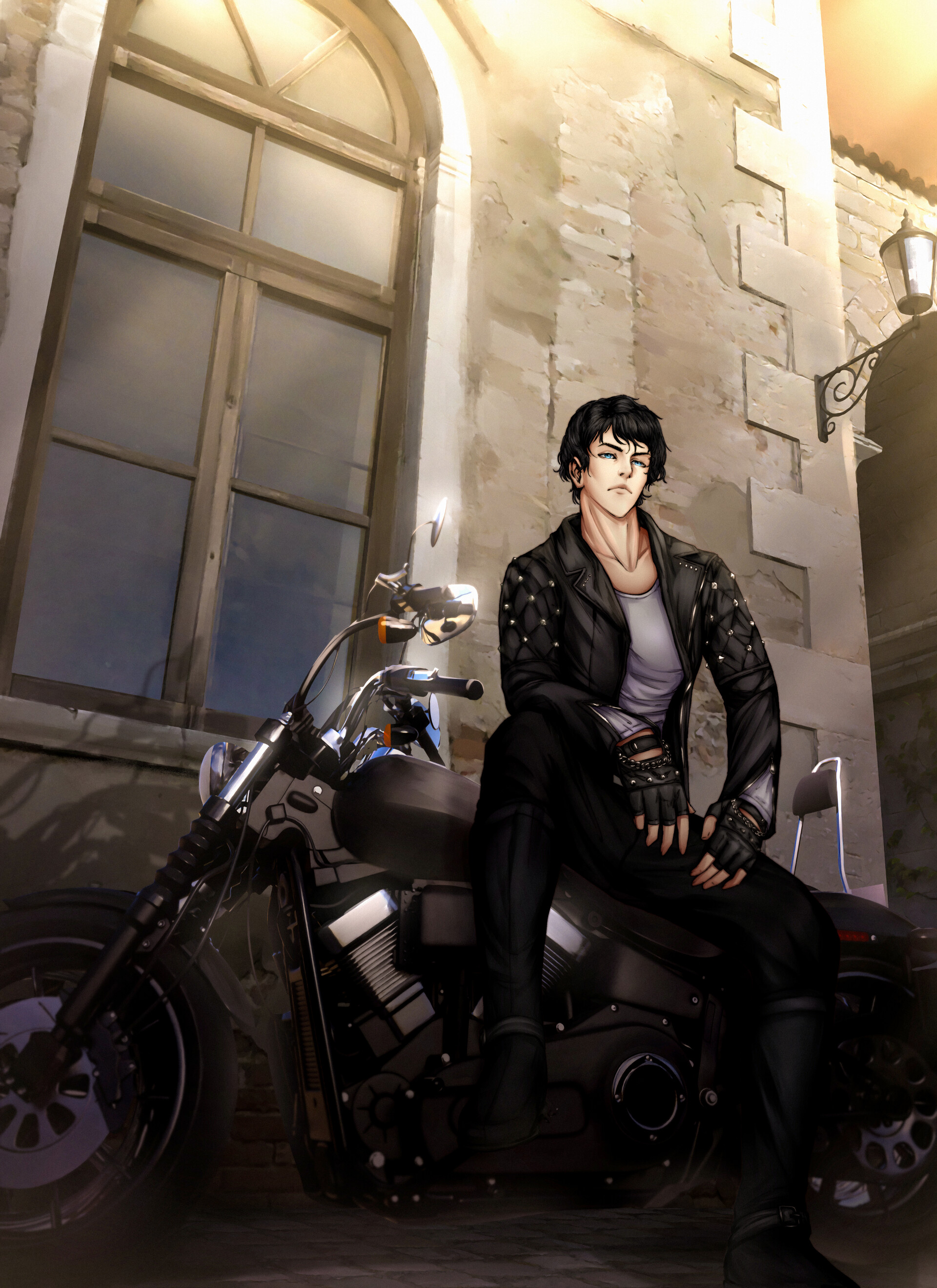 ArtStation - Adrik and his Bike