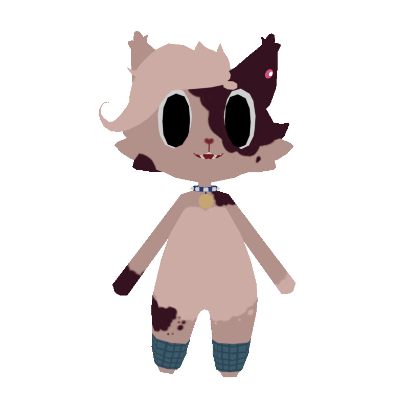 ArtStation - Low poly cat