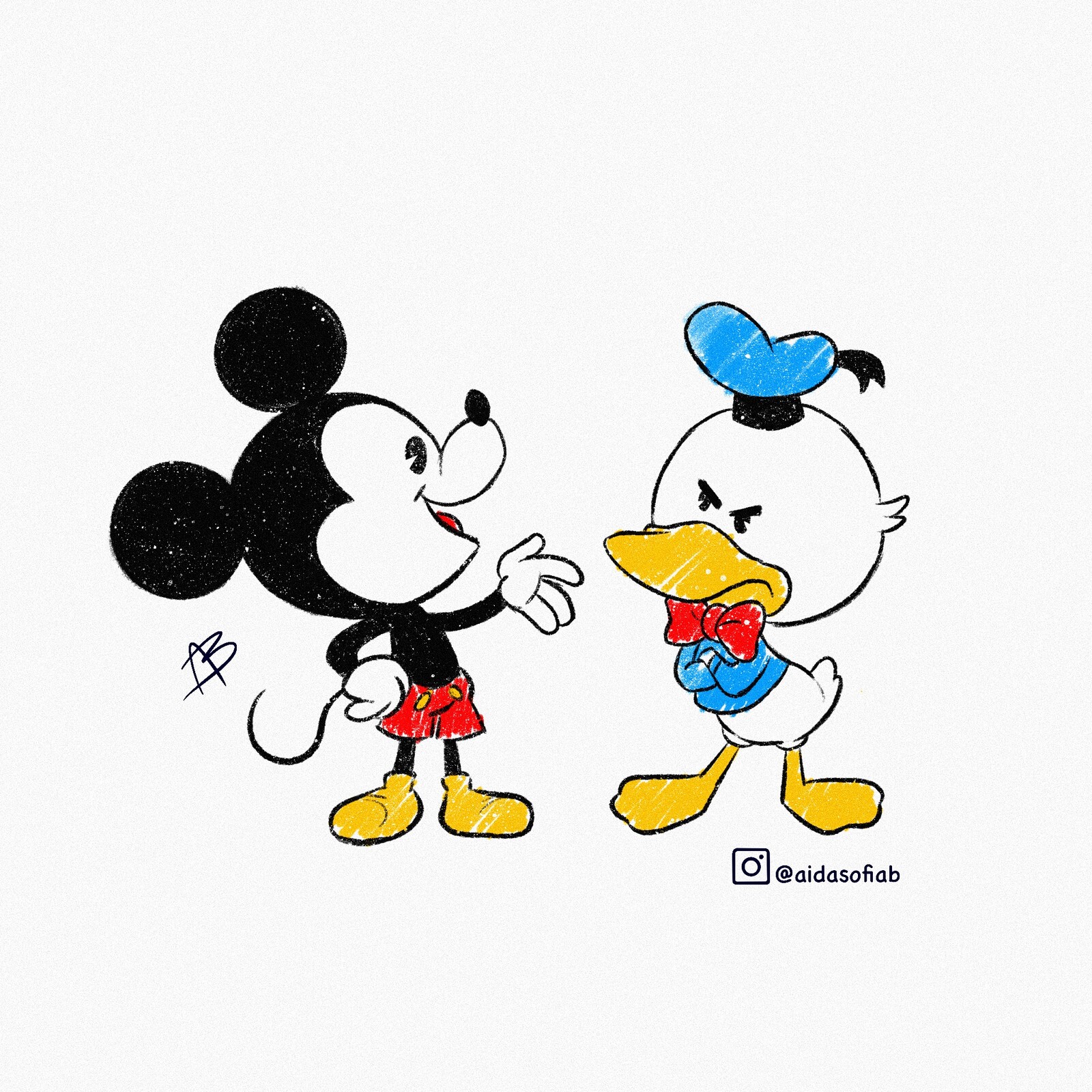 Aida Sofía Barba - Mickey & Donald