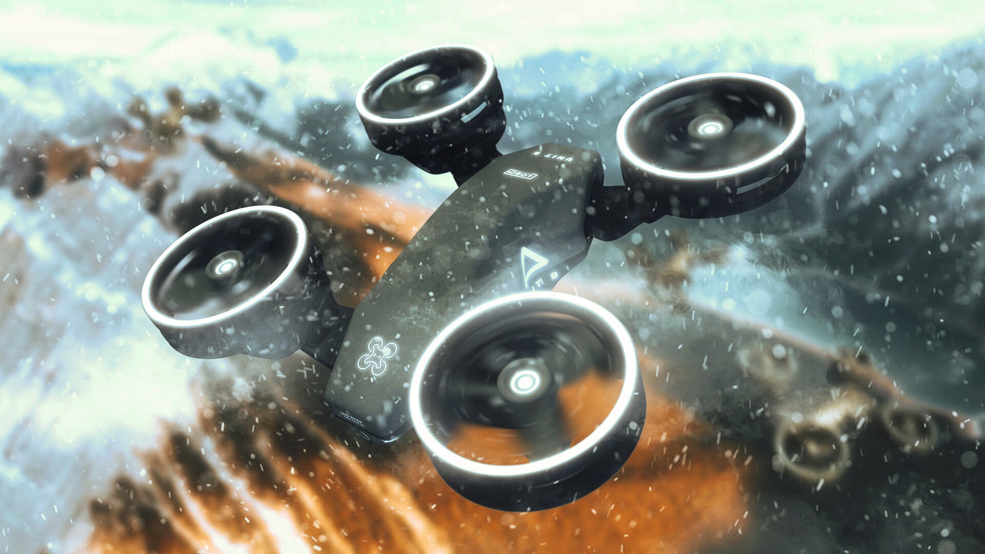 ArtStation - Unit 8 drone concept design