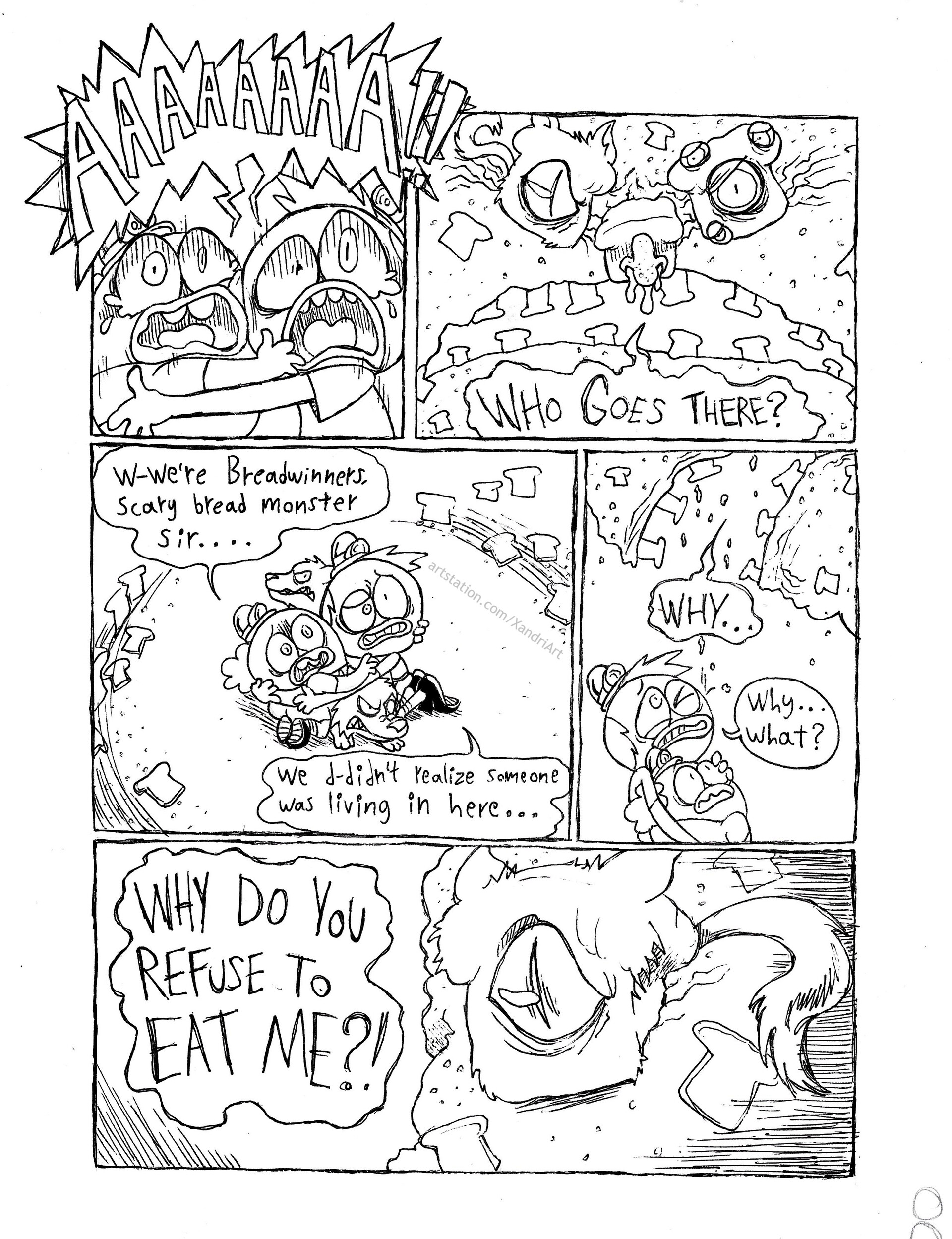 Xandri/ALiE - (Uncolored) The Vault of Misfit Loaves pg. 5 to 20 (fan ...
