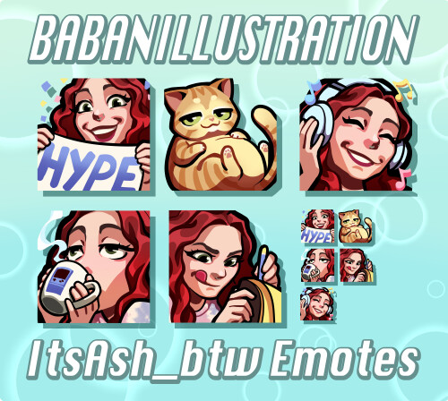ArtStation - Ash Emotes set 3