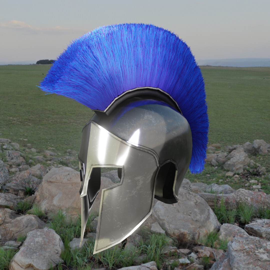 ArtStation - Spartan helmet