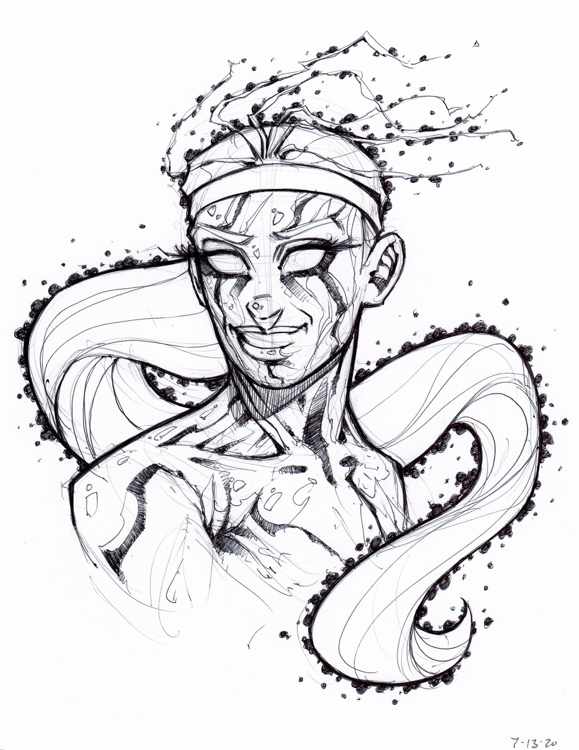 how to draw black and white comics