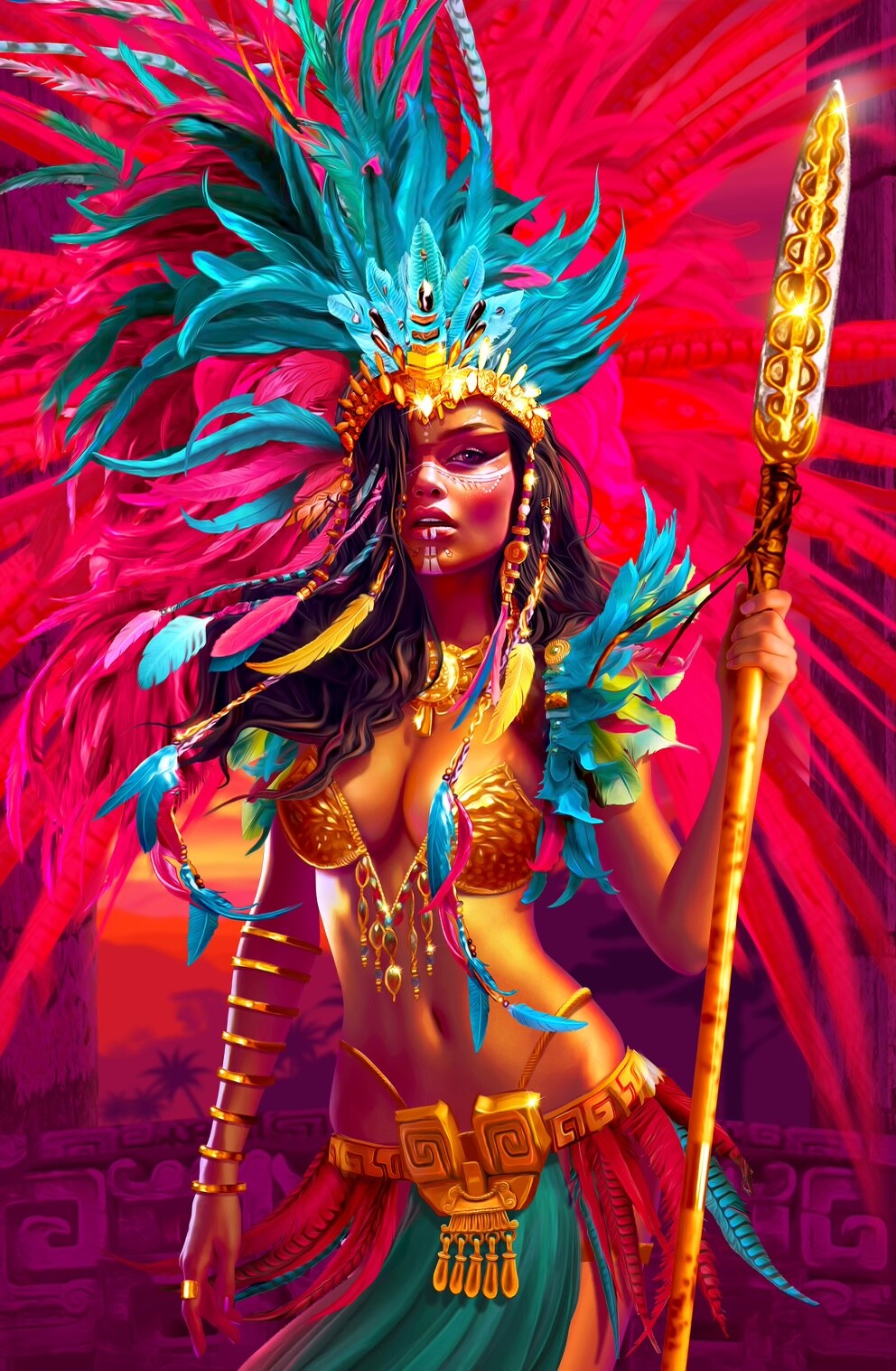 aztec warrior queen