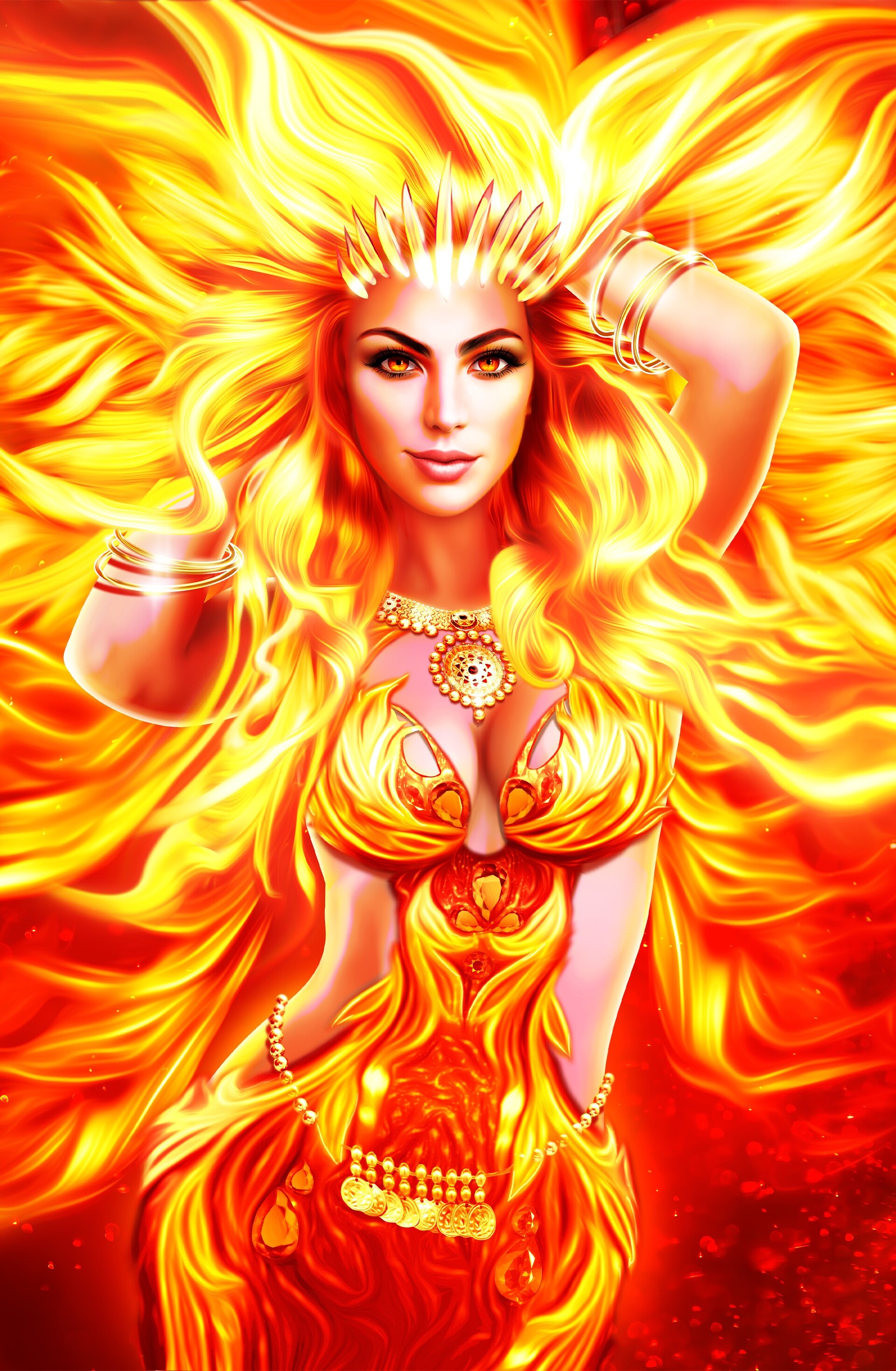 ArtStation - Fire Goddess