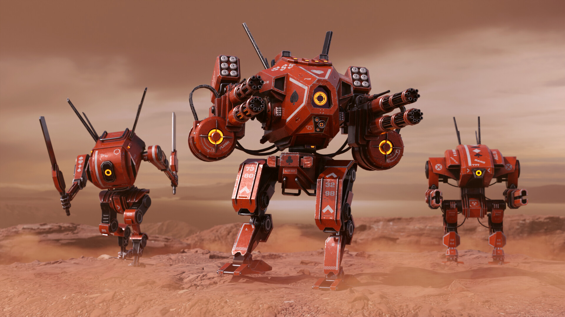 ArtStation - Trio Of Mecha