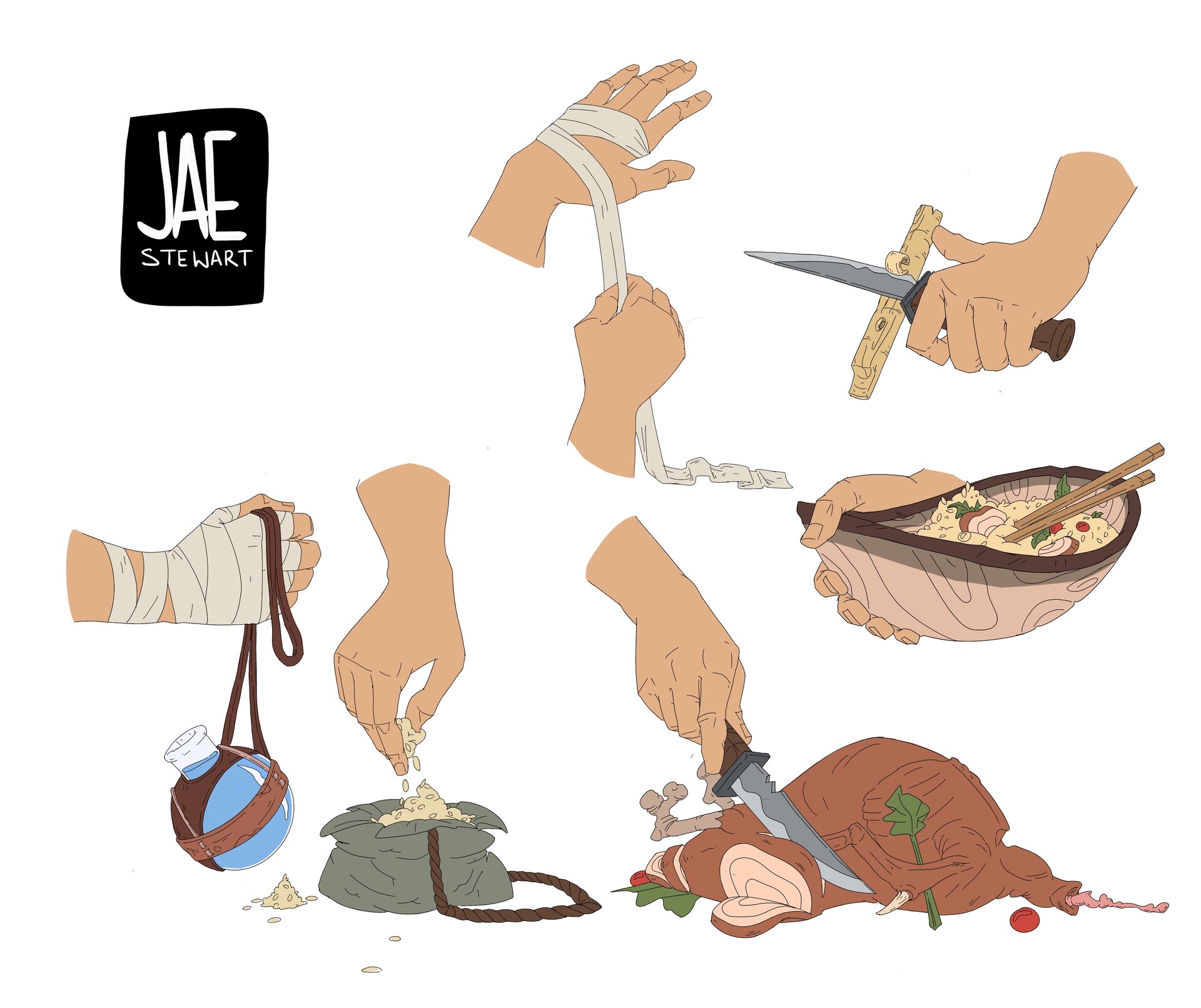 ArtStation - Character, hands and props