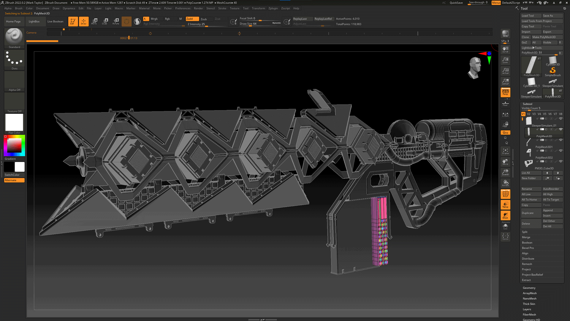 Mark Taylor - Sleeper Simulant Fan Art