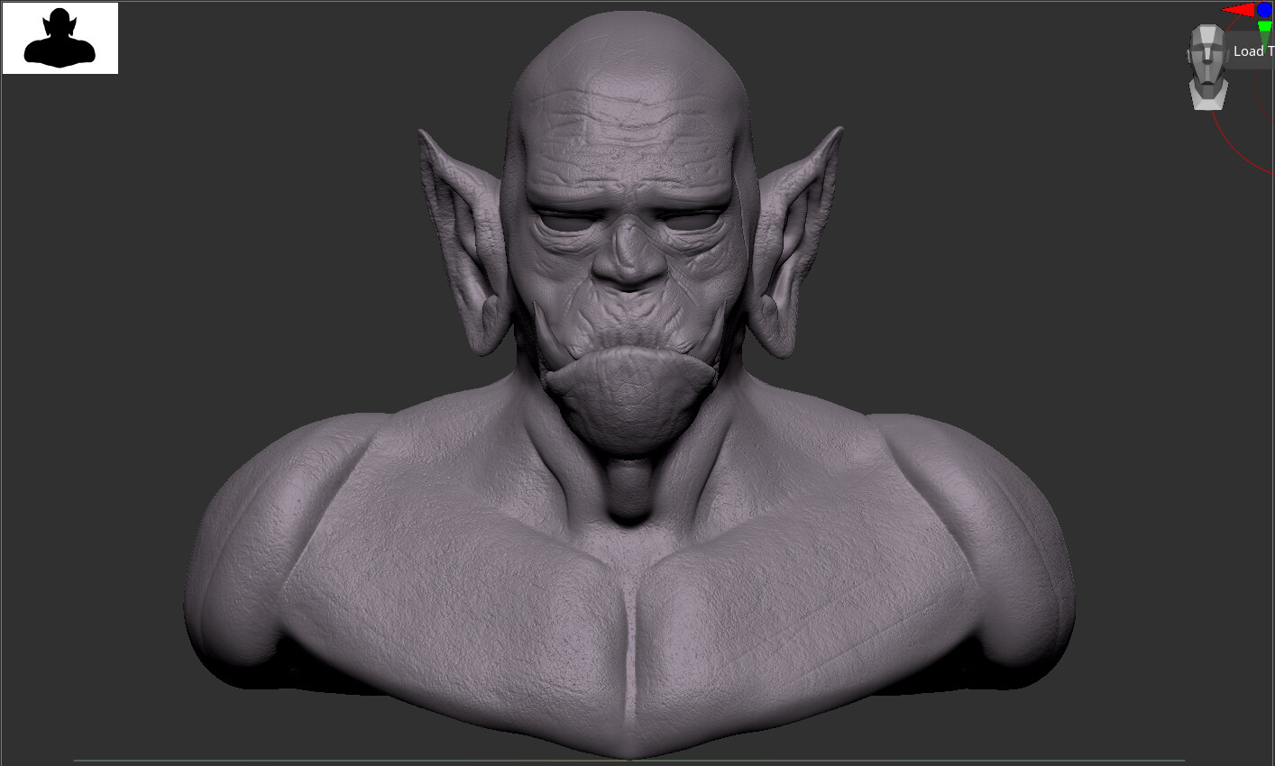 ArtStation - An Orc (Zbrush Practice)