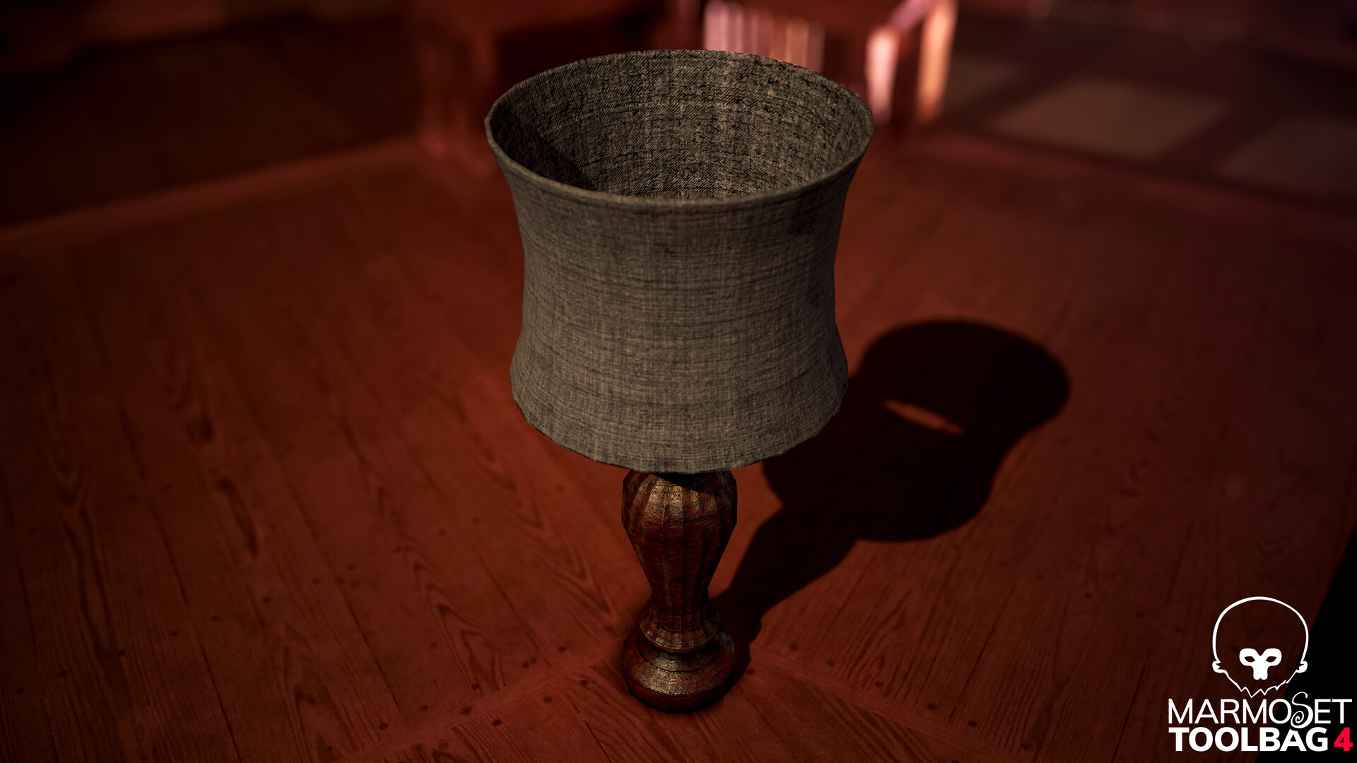 ArtStation - Low Poly Table Lamp Model