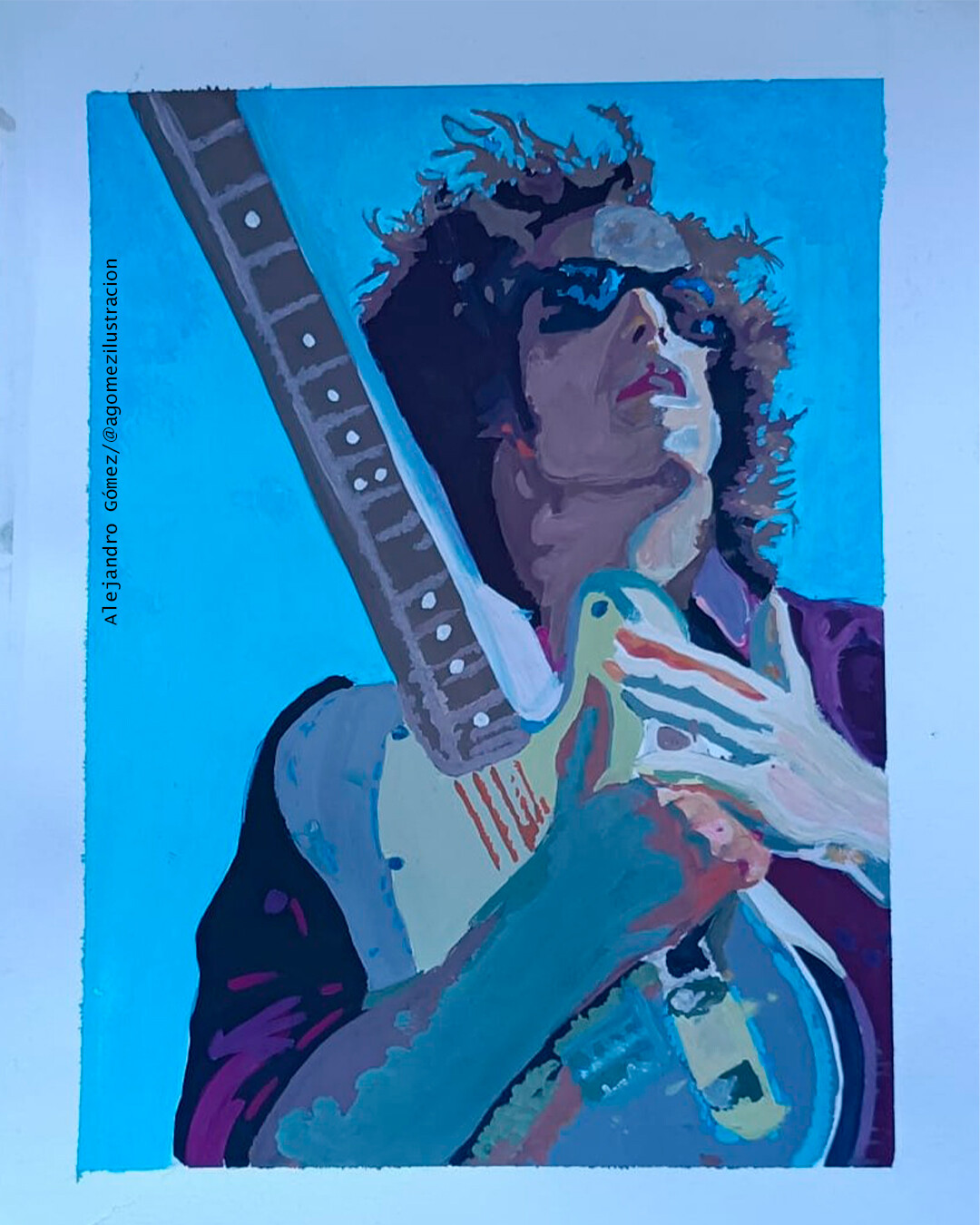 ArtStation - Andrés Calamaro Portrait (2022)