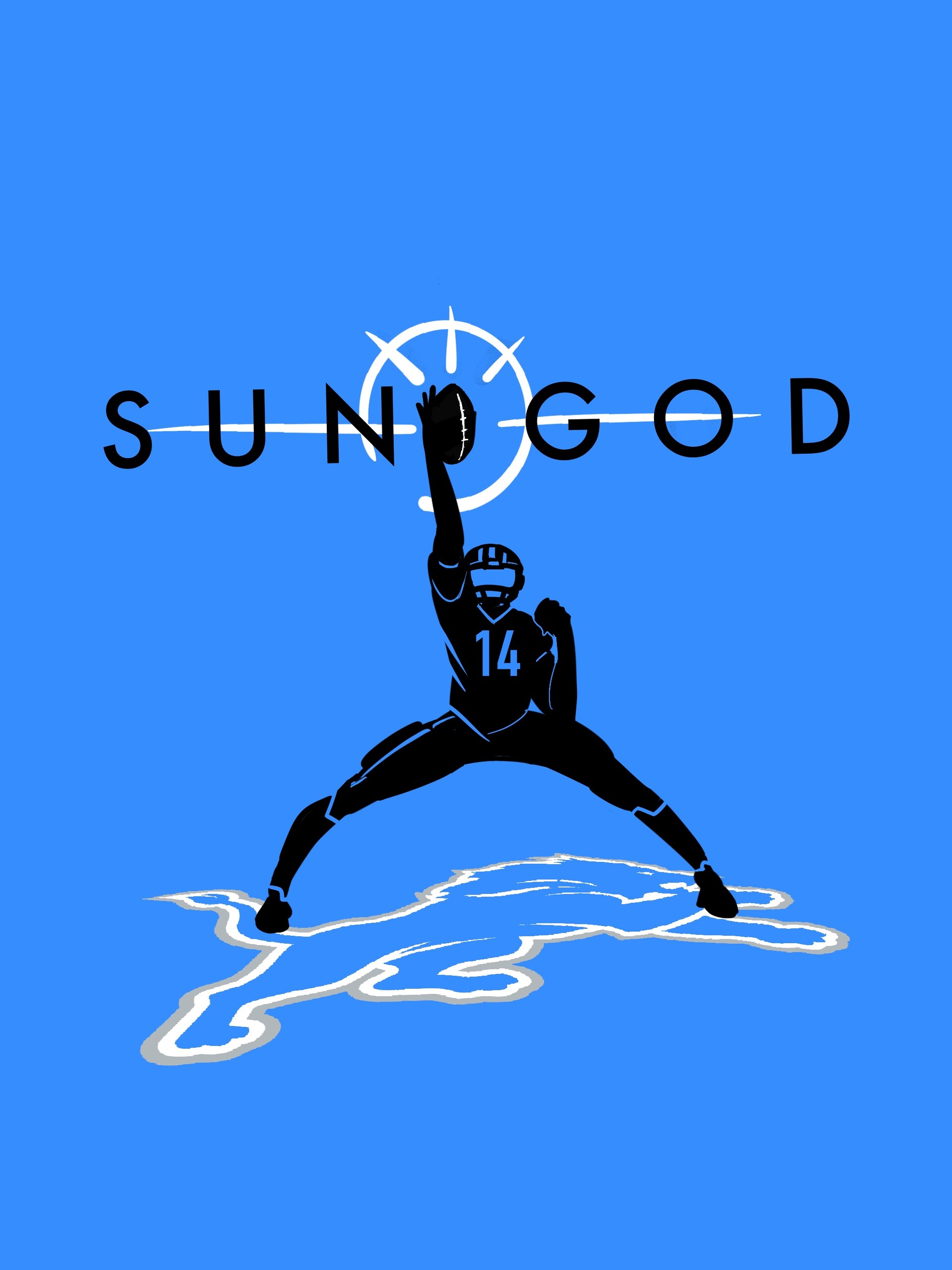 ArtStation - The Sun God-Amon Ra St. Brown of the Detroit Lions