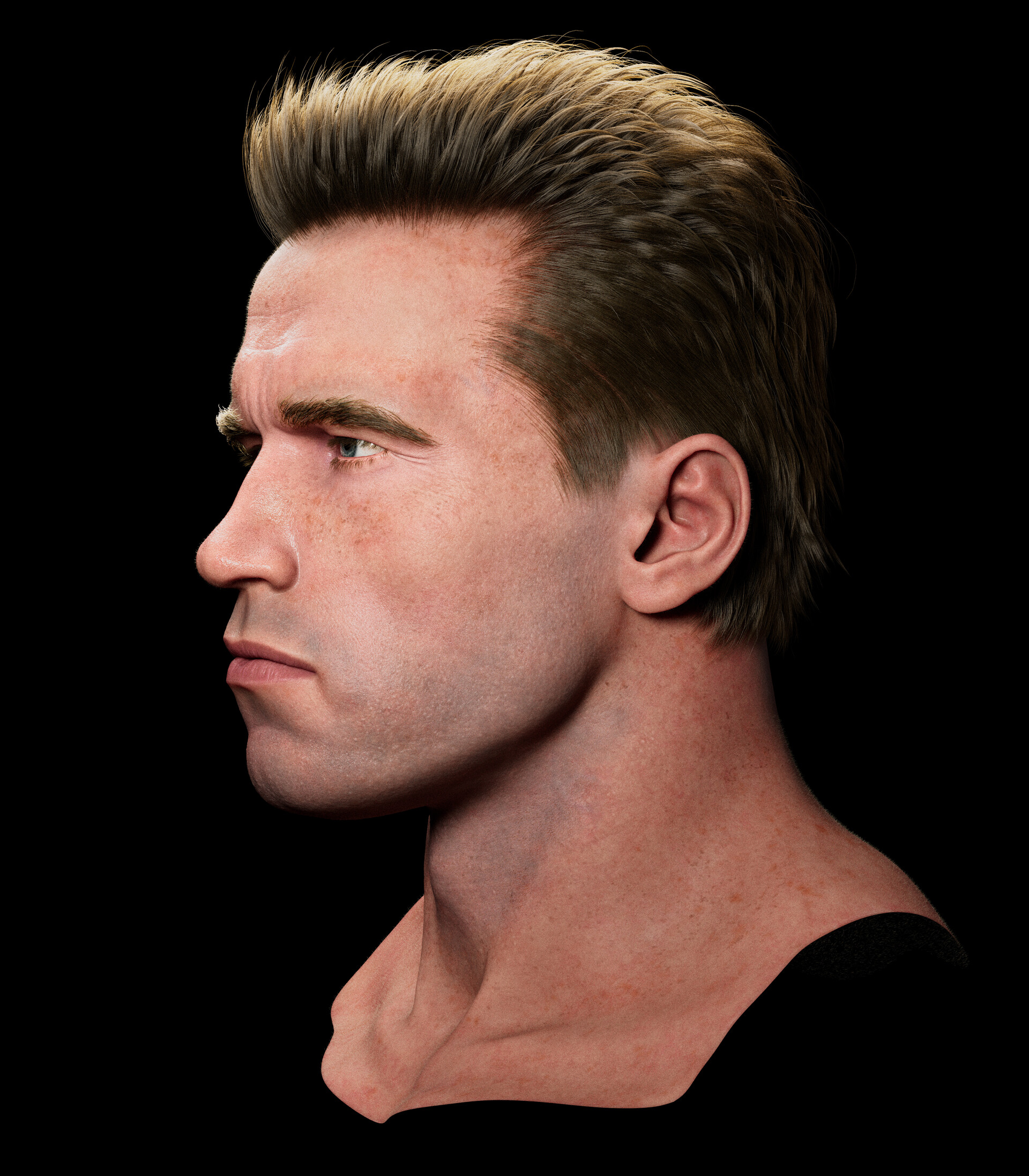 Arnold Schwarzenegger Face