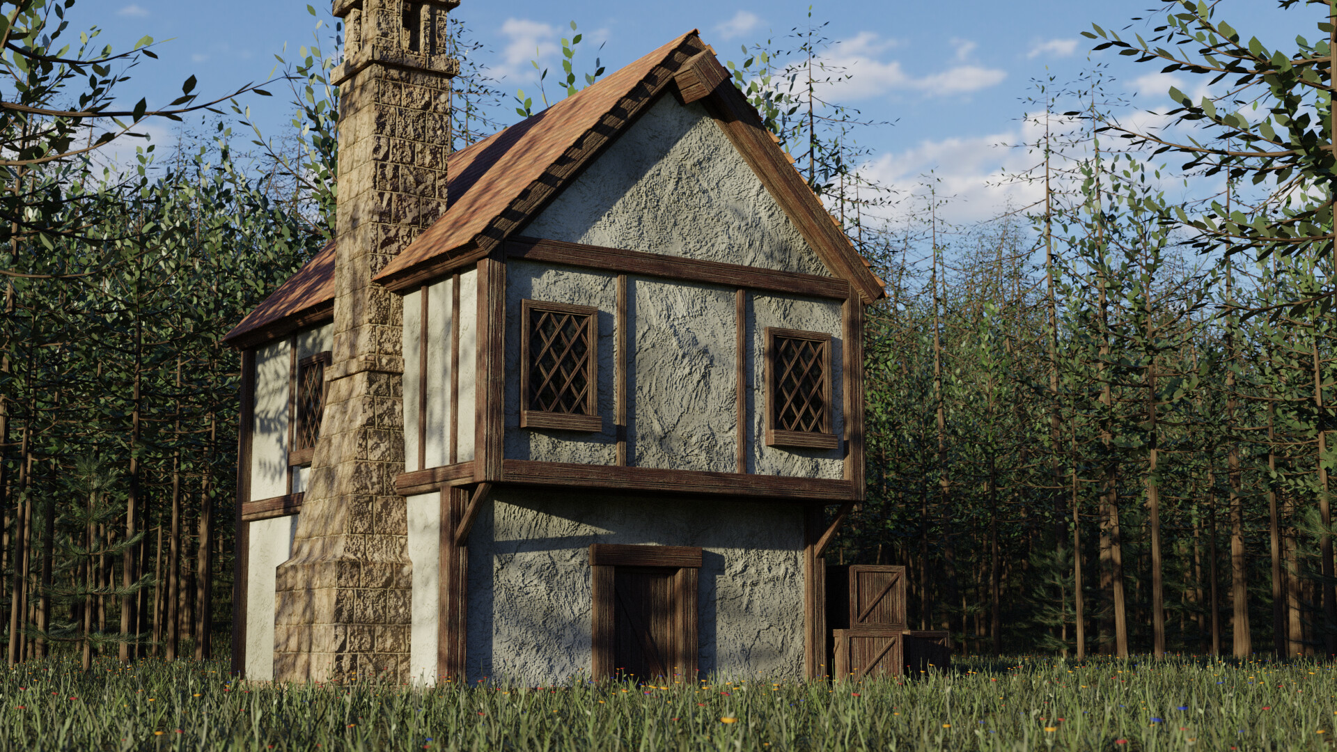 ArtStation - Medieval house
