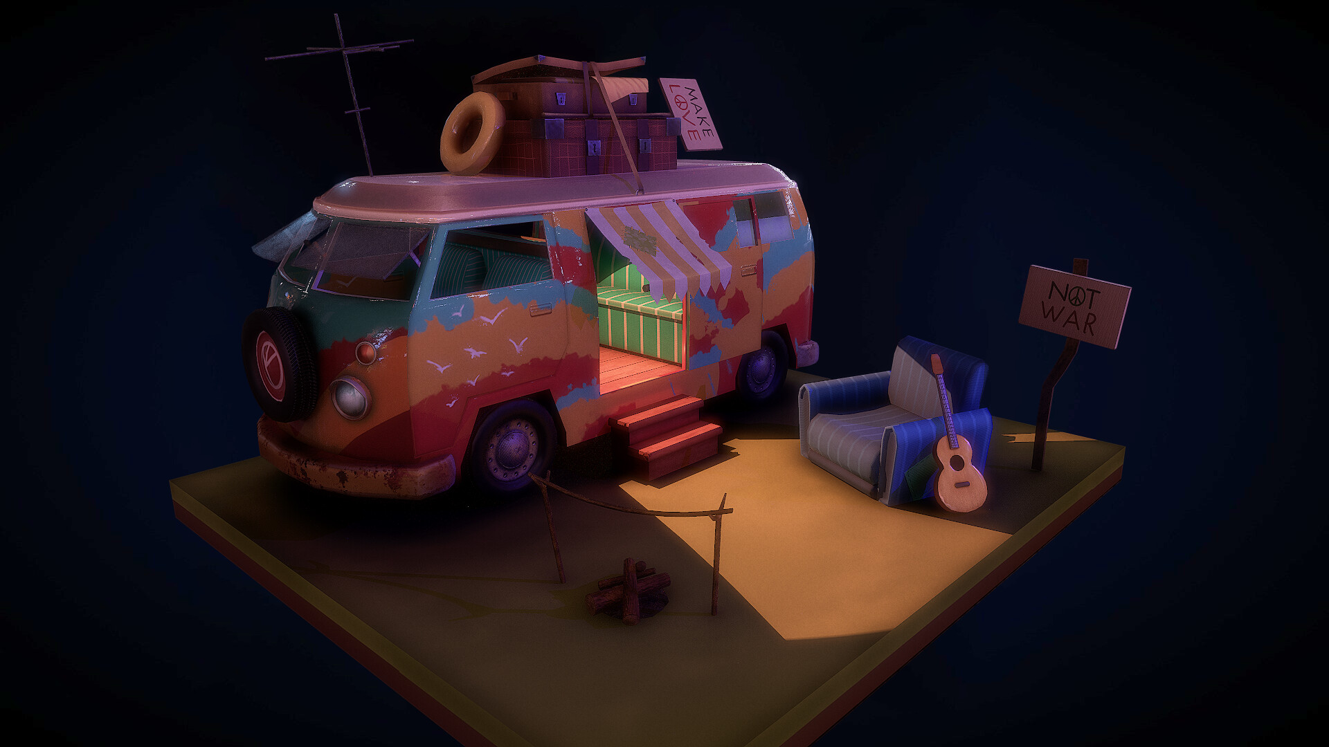 ArtStation - Peace Van