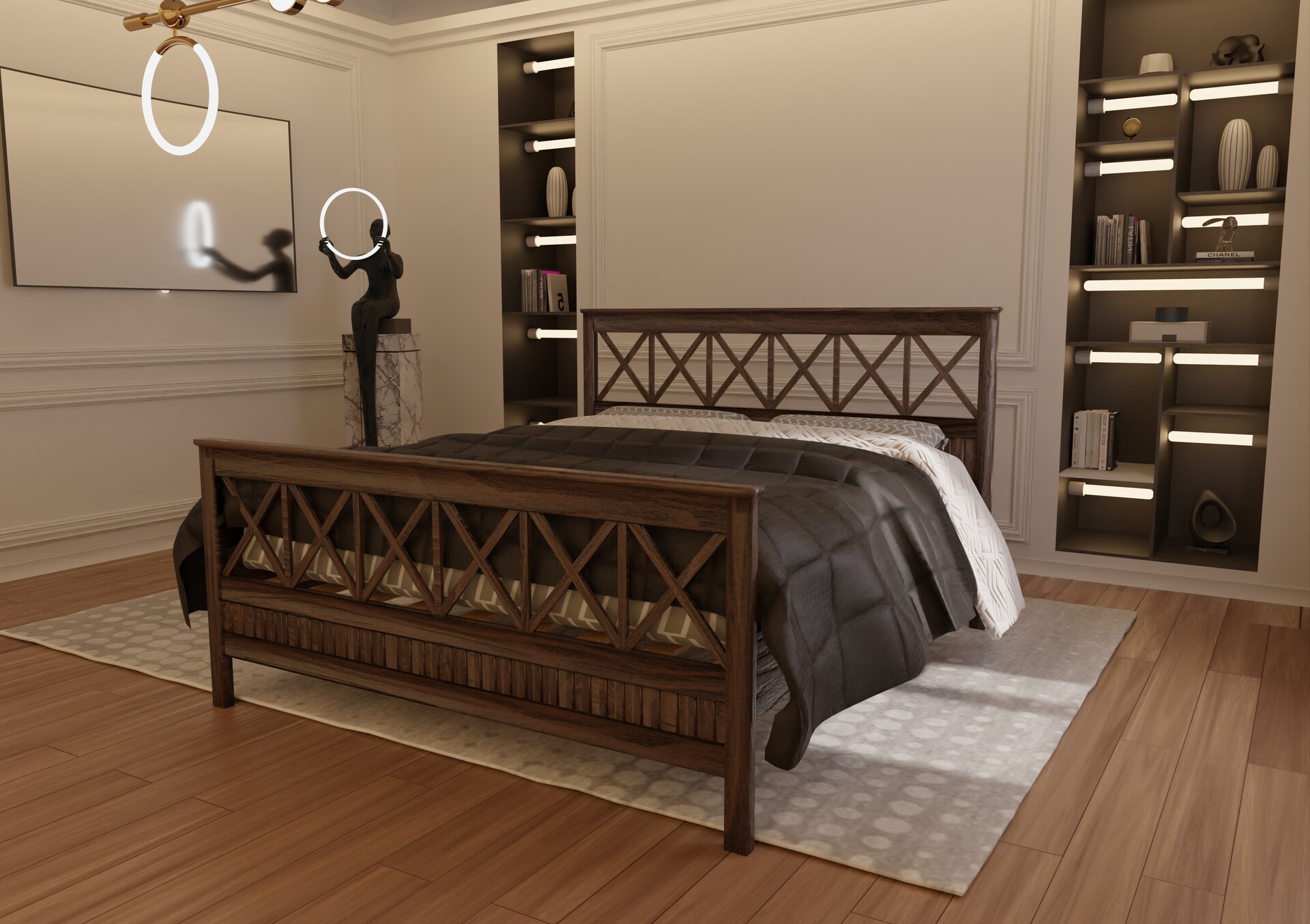 ArtStation - My Real Bed Made in Blender