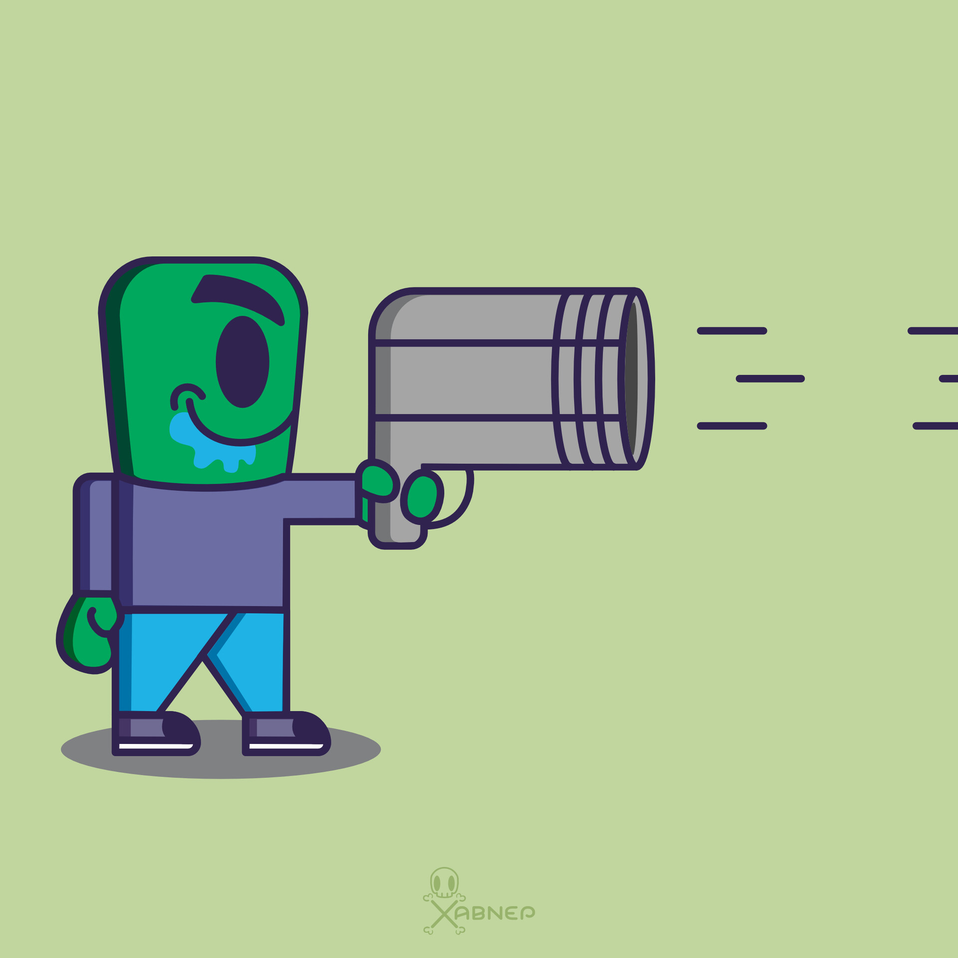 ArtStation - Ice cream pistol / Pistola de helado