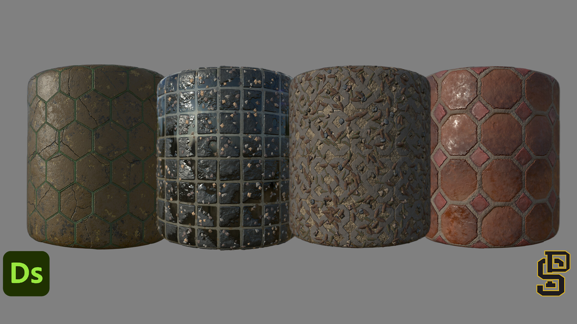 ArtStation - Pavement Material Pack