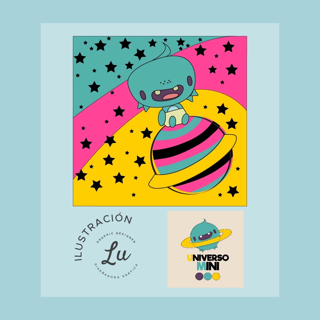ArtStation - Identidad e ilustración - Universo Mini