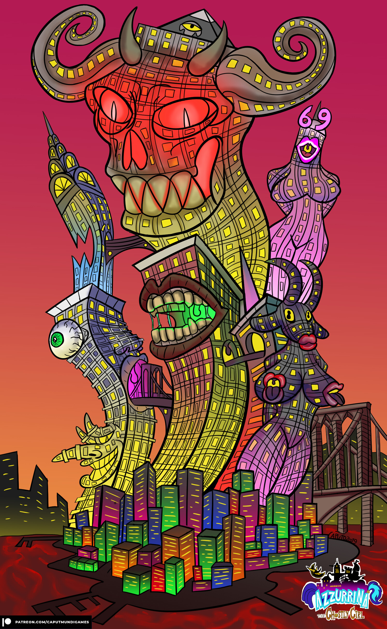 ArtStation - Inferno City World