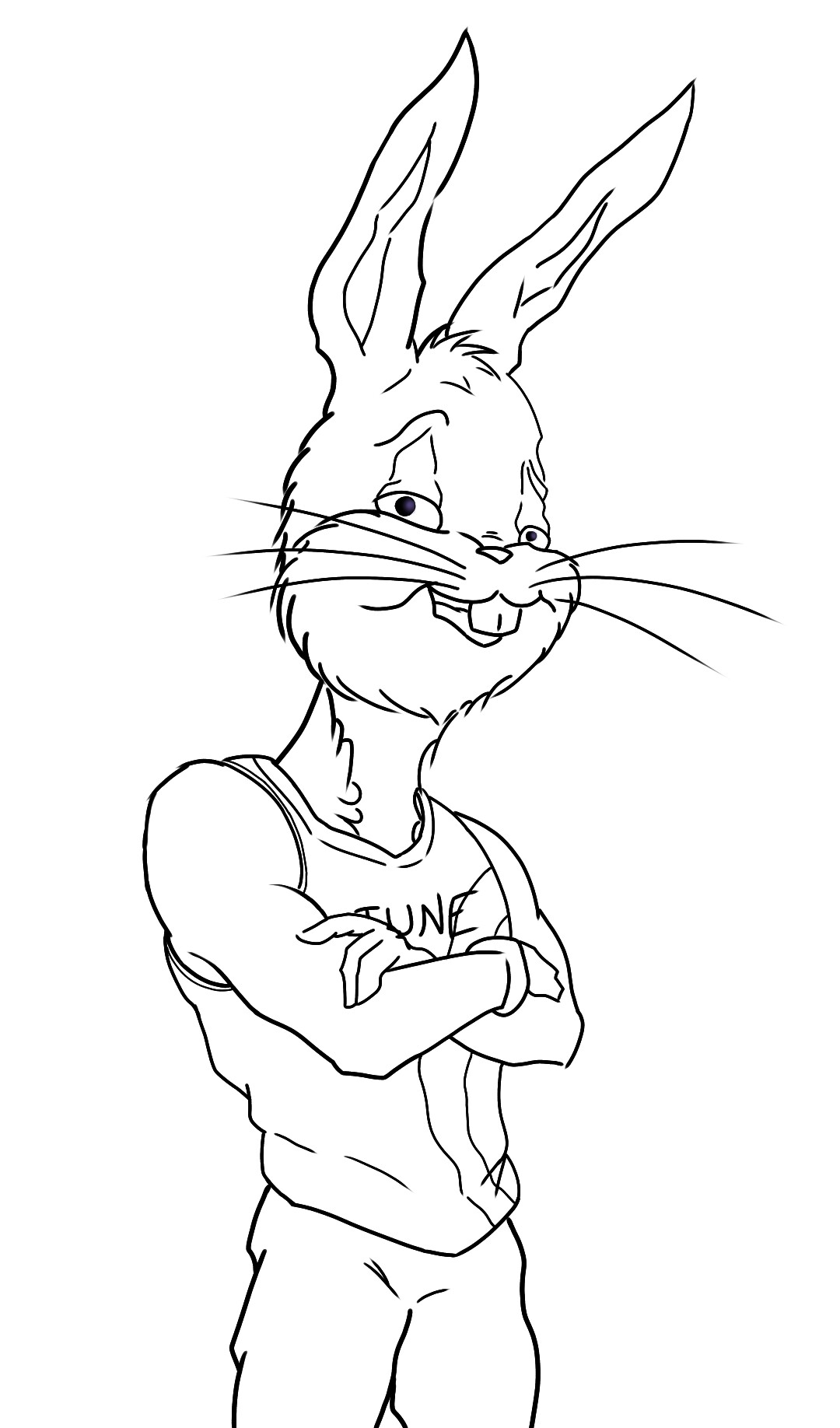 lola bunny space jam coloring pages