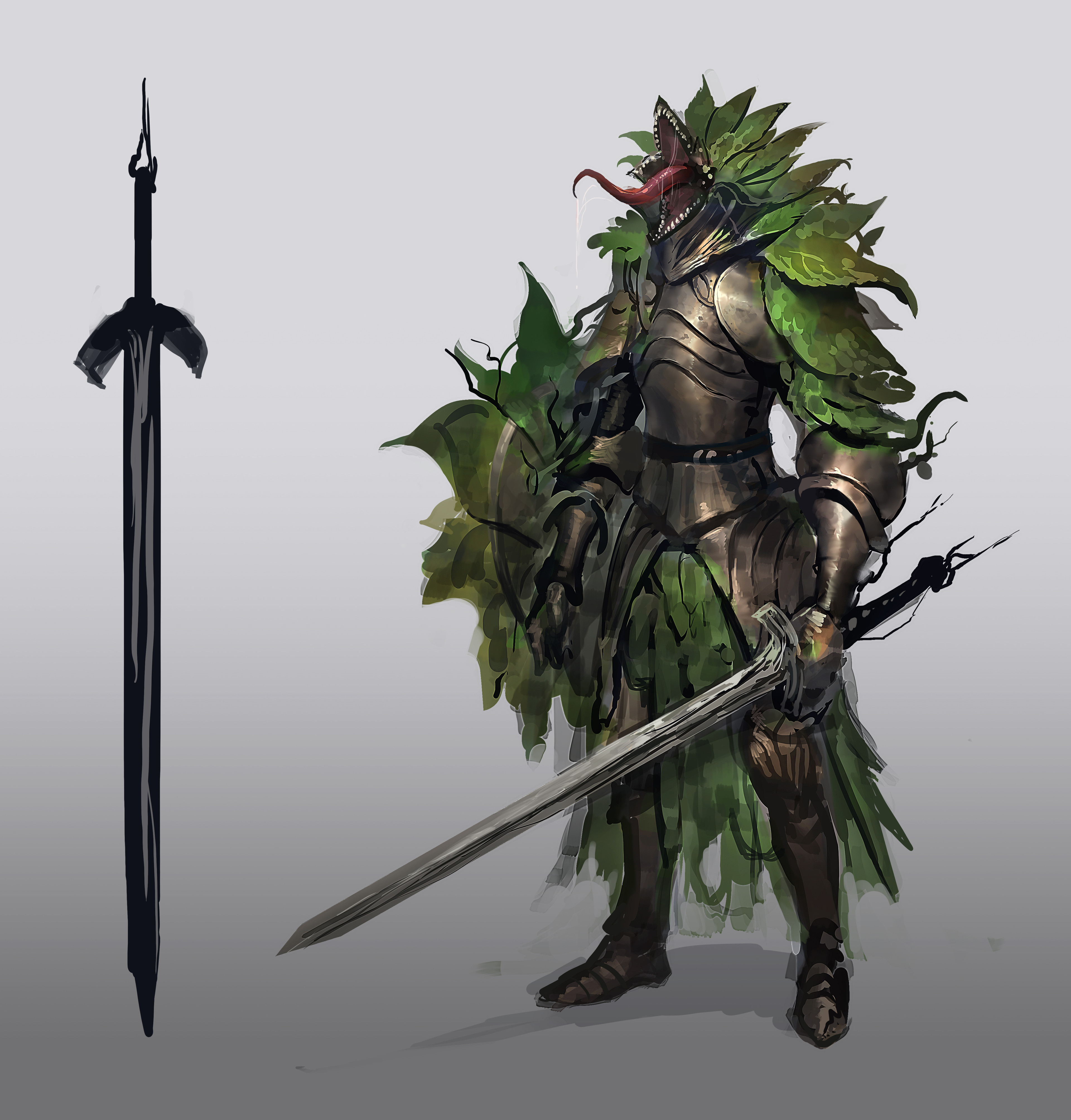 Plant knight by Kim Jang-Hyo : ImaginaryArmor