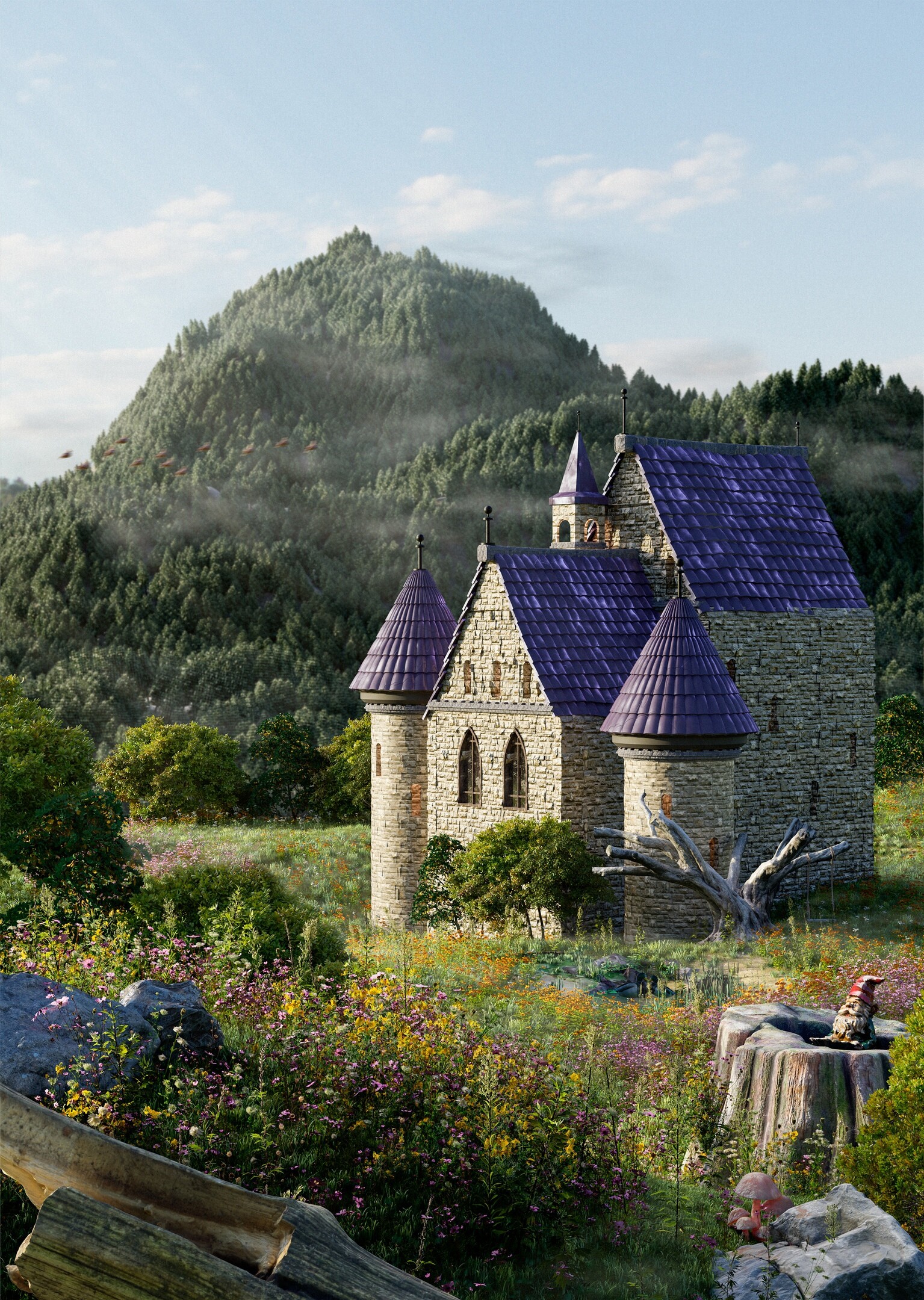 ArtStation - Fairy castle