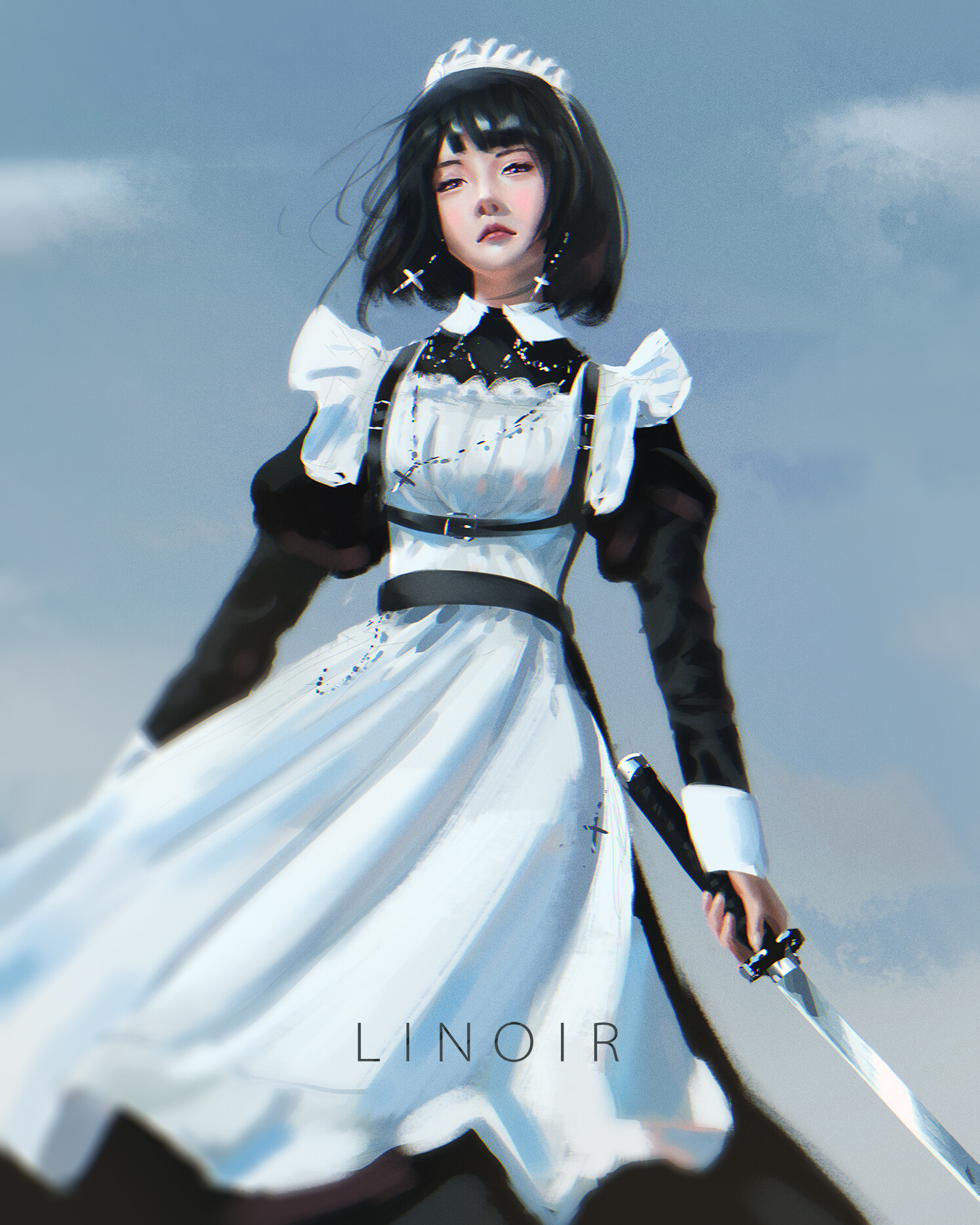ArtStation - Battle Maid Study