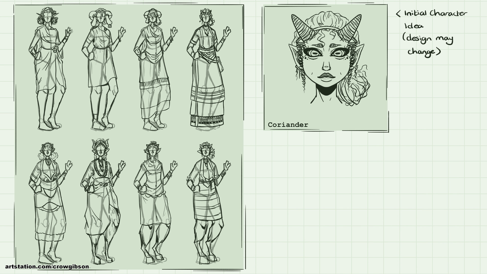 Crow Gibson - Merchant Character - Coriander