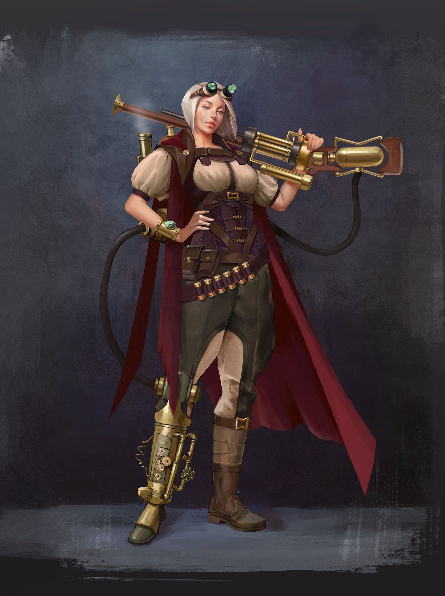 Waterwheel City, by Shen Gang Huang : ImaginarySteampunk