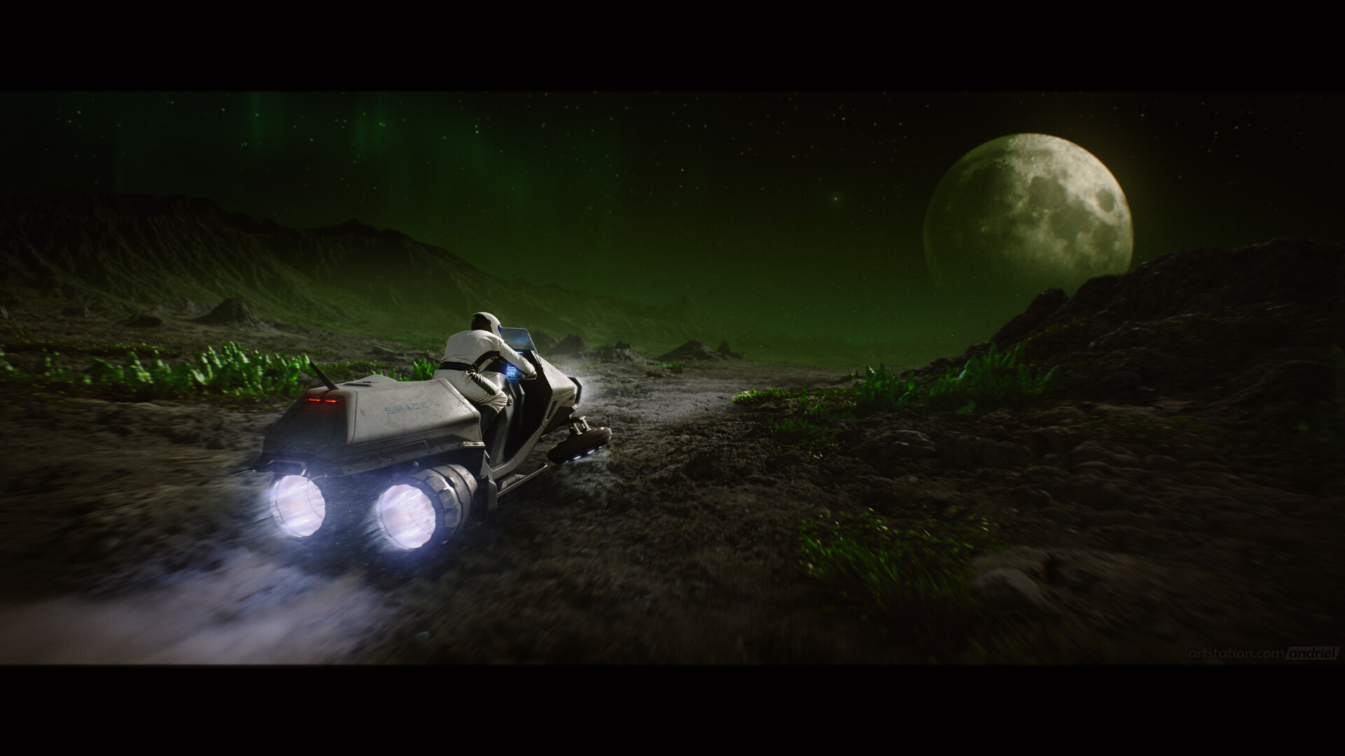 ArtStation - Space Rover by SpaceX