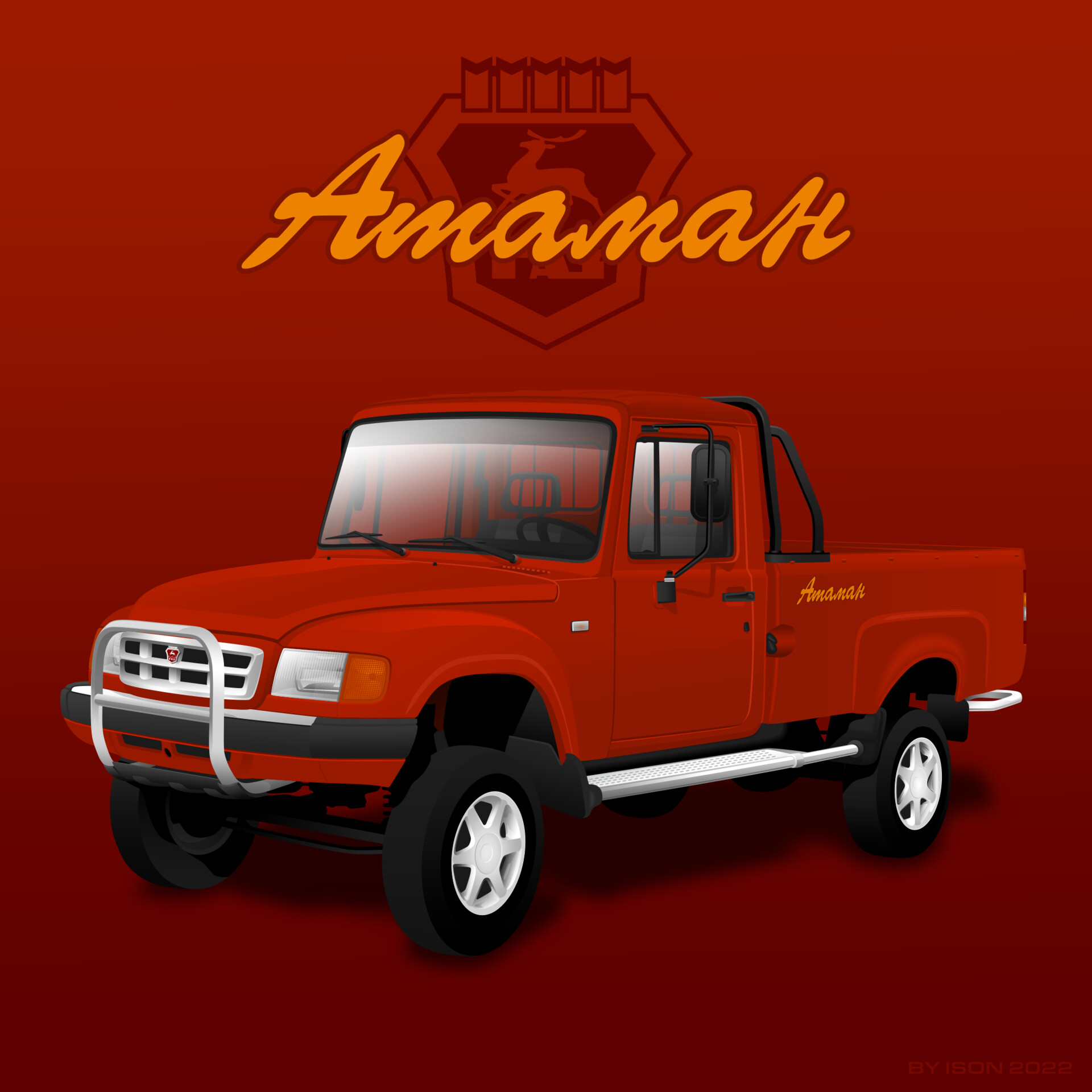 ArtStation - GAZ-2308 Ataman
