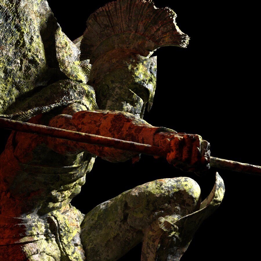 ArtStation - Soldier petrified..