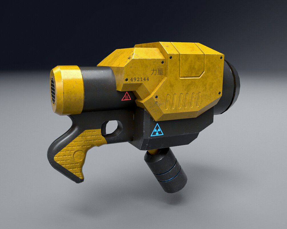 ArtStation - Sci-Fi Gun -- Low Poly