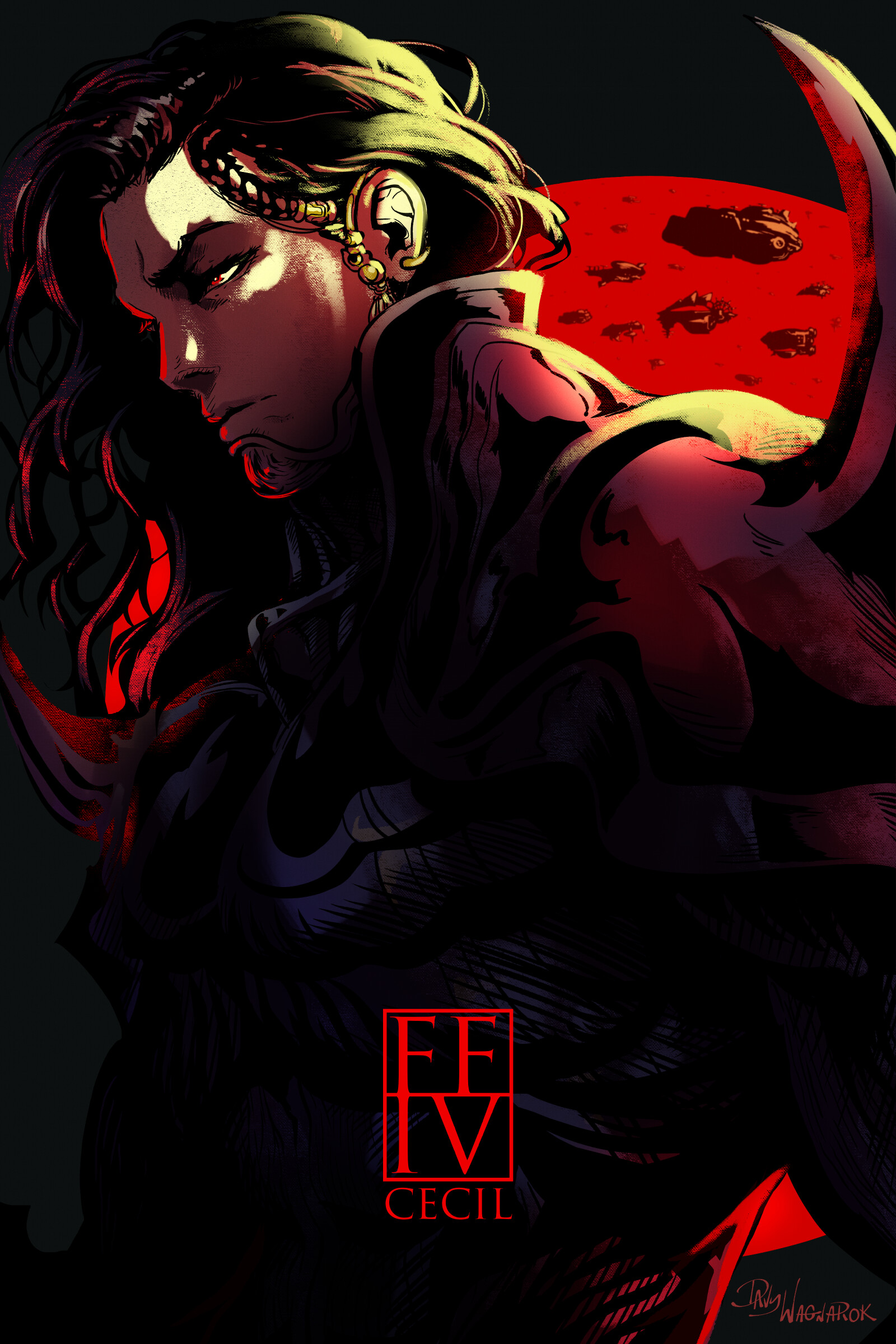 ArtStation - Captain of the Red Wings - Final Fantsy IV