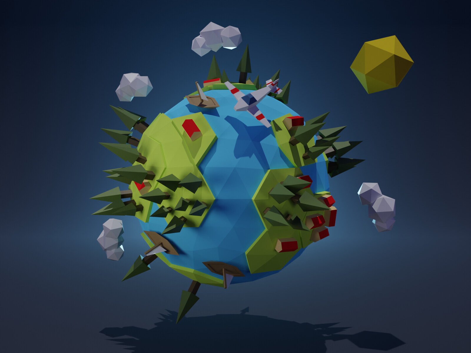 ArtStation - Low Poly World