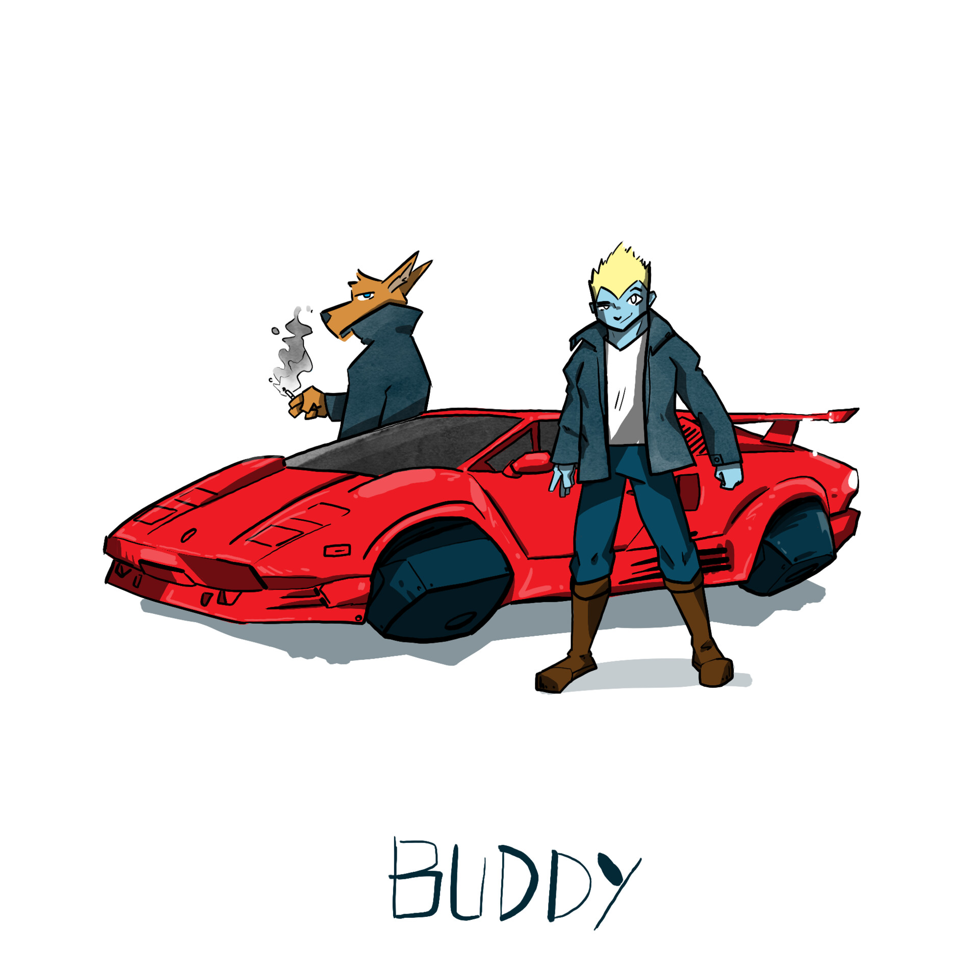 ArtStation - Whos a good Buddy Cop