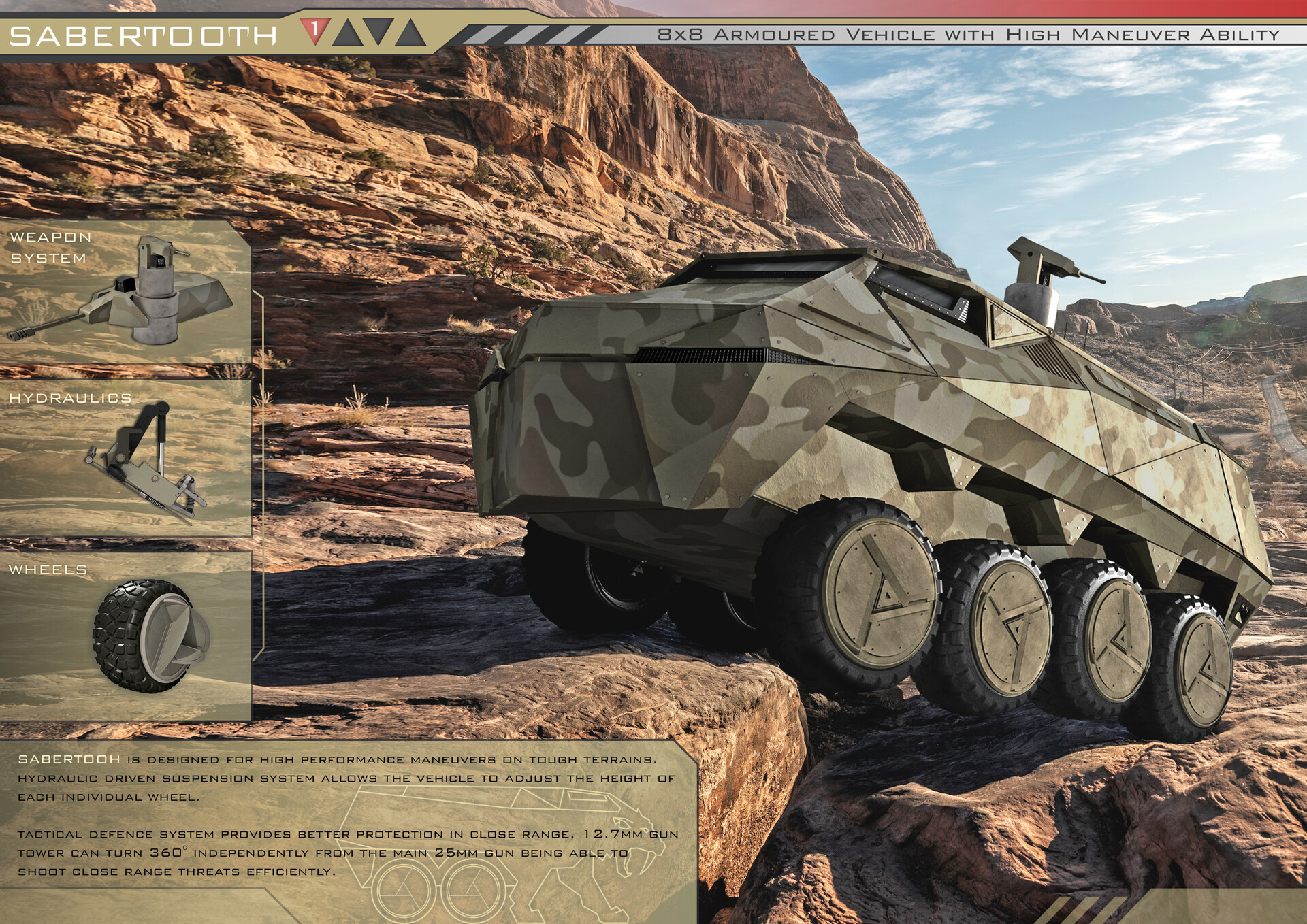 Sercan Akduman - Sabertooth Armoured Vehicle