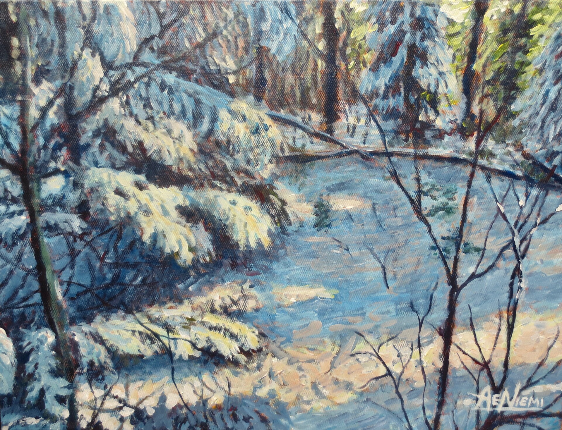 ArtStation - Winter Woods